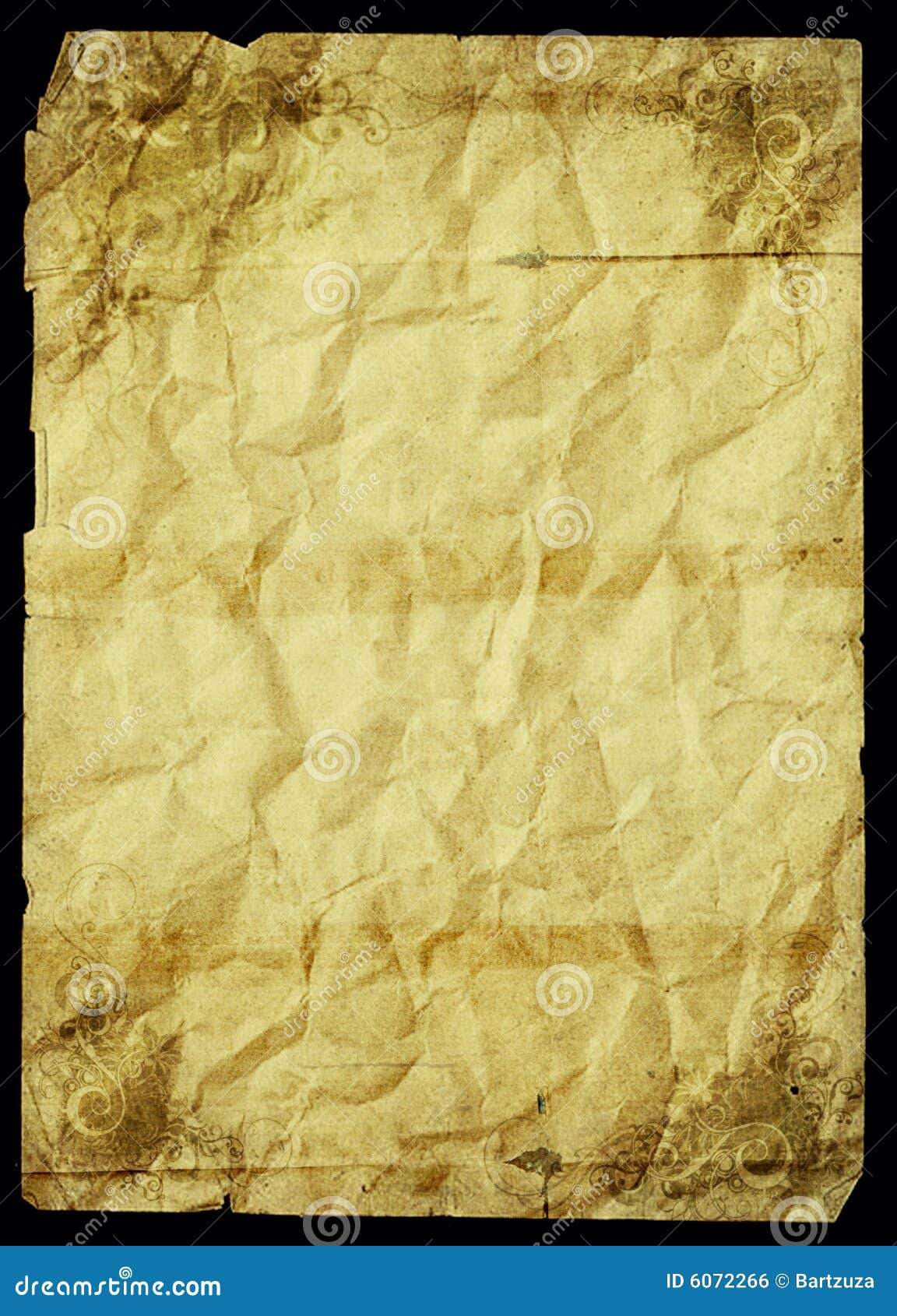 Old paper stock photo. Image of panel, holes, brush, nature - 6072266