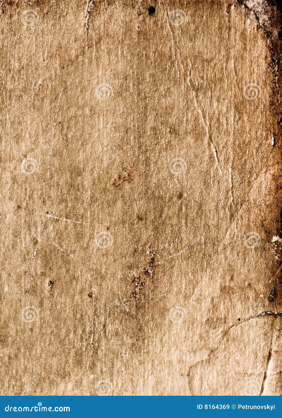 Old paper stock image. Image of aging, crumpled, dirty - 8164369