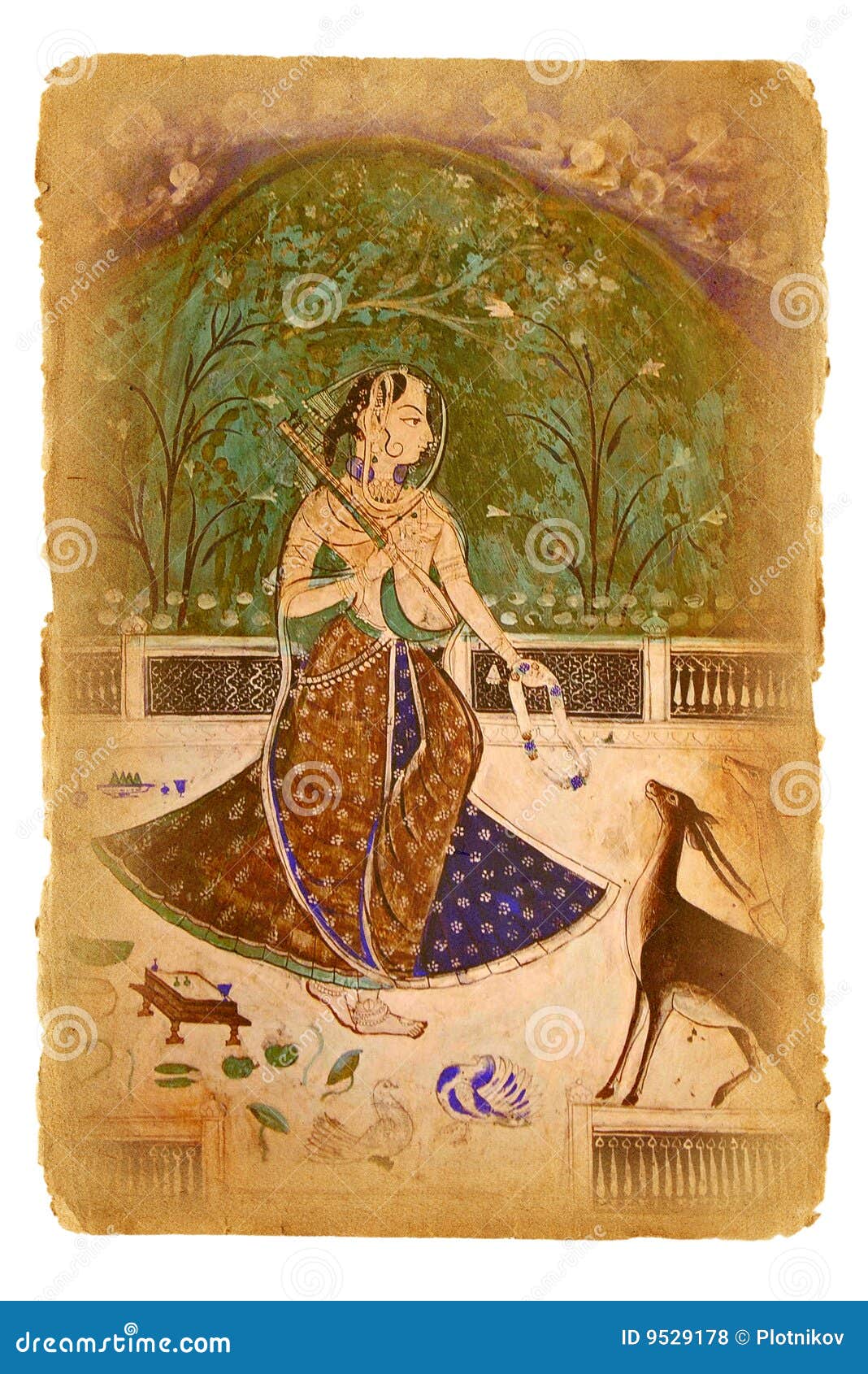 Indian Ancient Paper Background