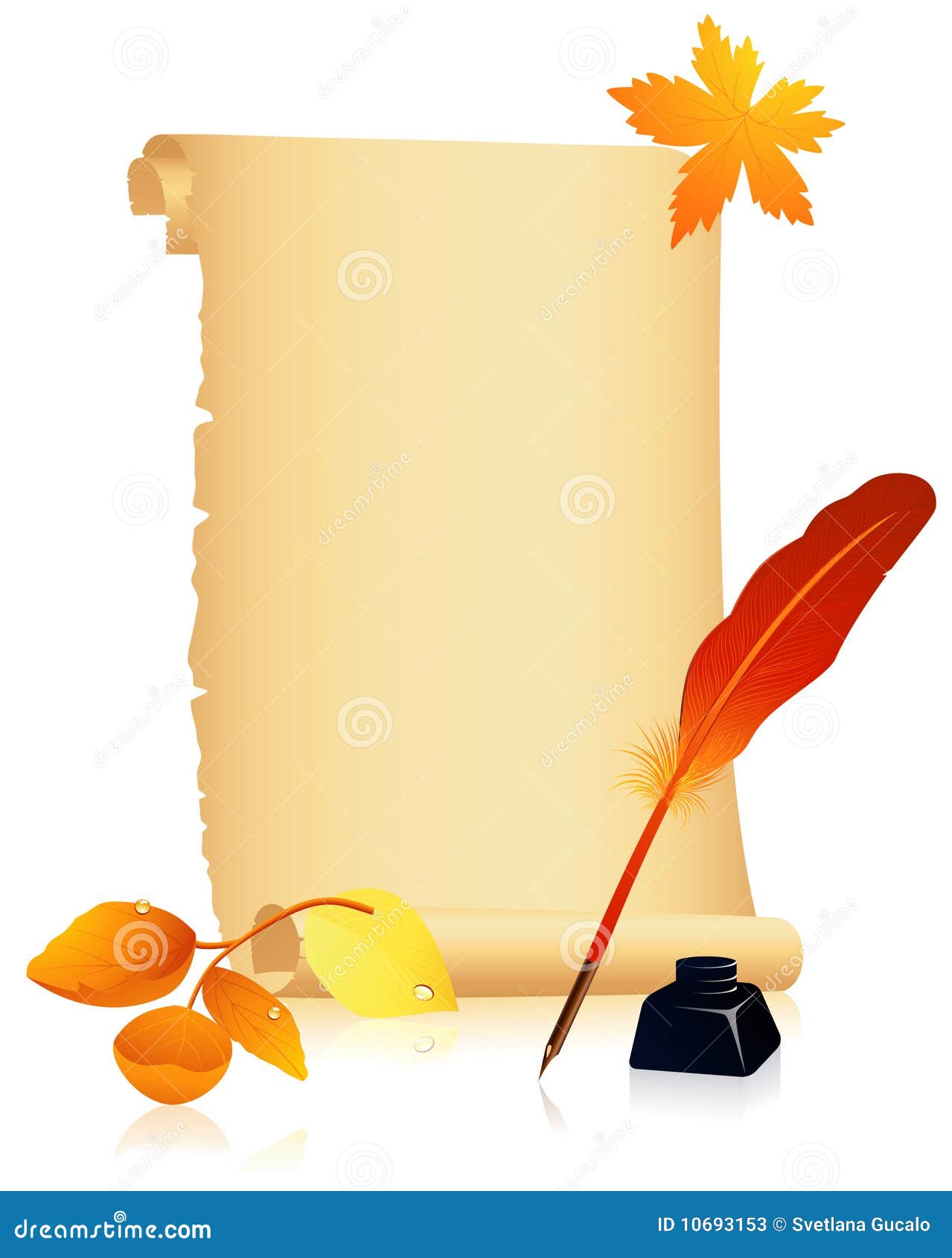 Papyrus Leaf Cyperus Papyrus, Gift Of The Nile, Hand Drawn Doodle ...