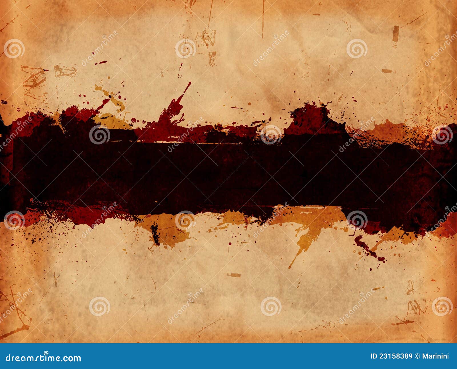 Old Paper Background with Crack Stock Illustration - Illustration of ...