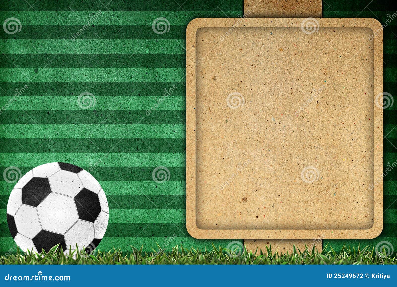 Old Paper Background Football Stock Illustration - Illustration of note ...