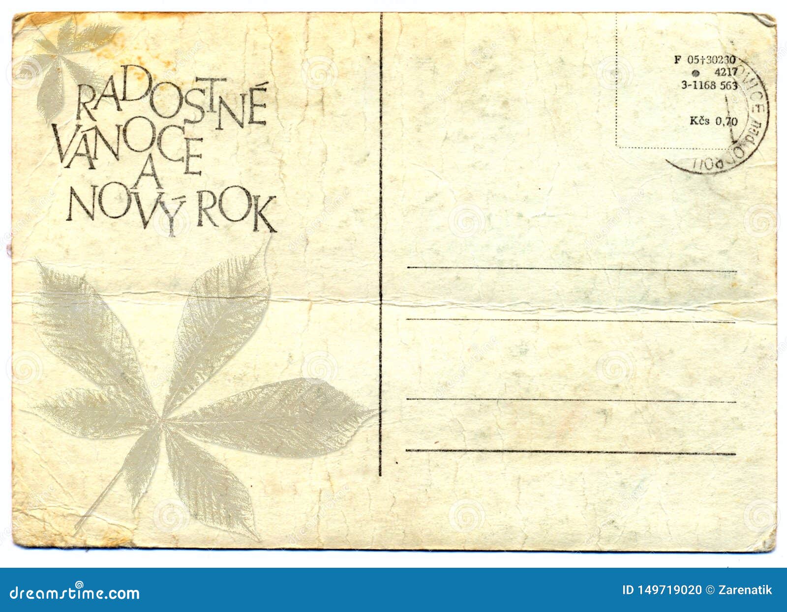 Old Paper Background Postcard for the Message Stock Photo - Image of ...