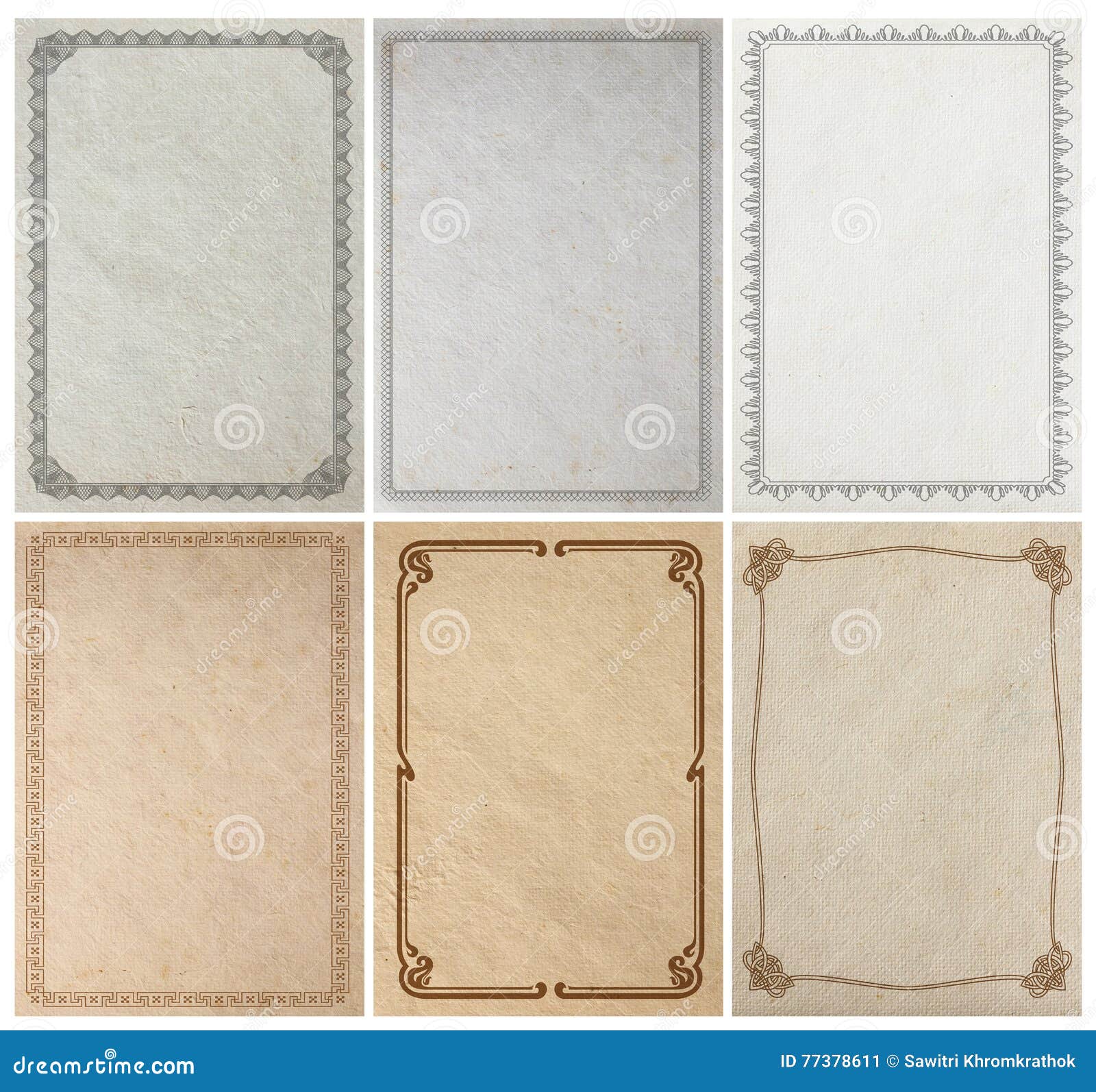 Old Fashioned Frames Borders