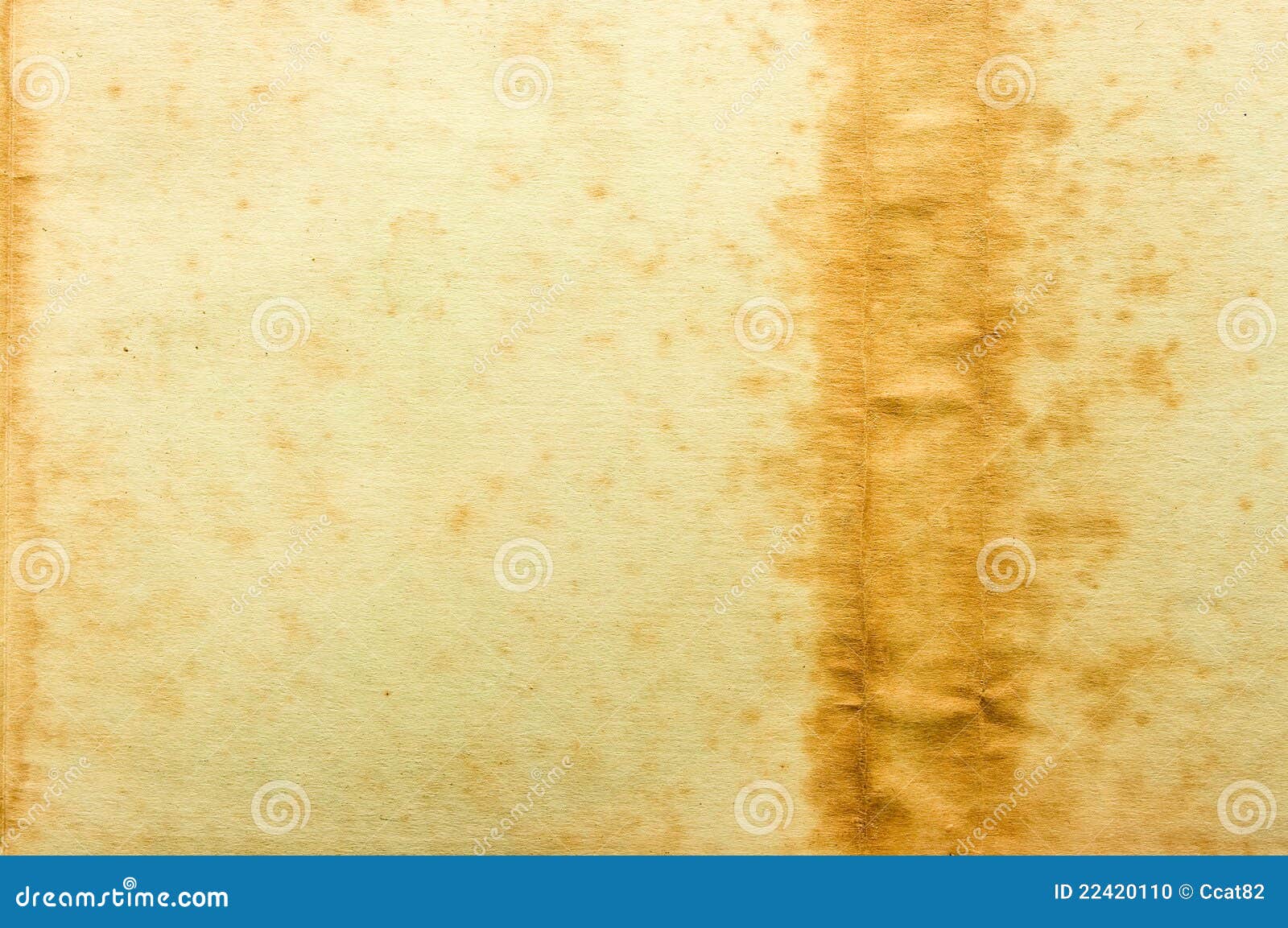 Old paper with big stain stock photo. Image of grunge - 22420110
