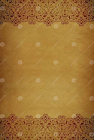 Old paper border design stock illustration. Illustration of brown - 8806183