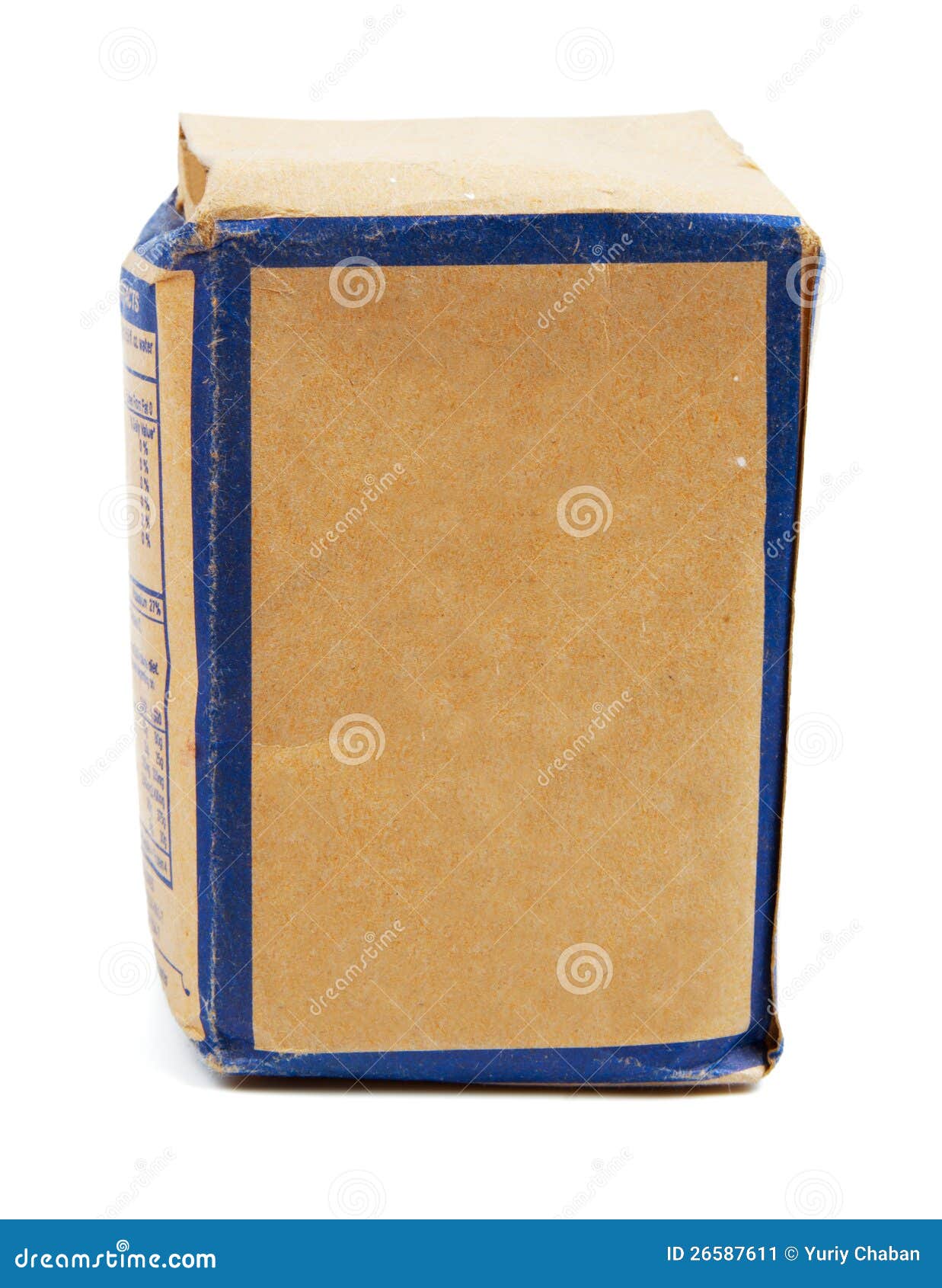 Old paper box of tea stock image. Image of frame, objects - 26587611