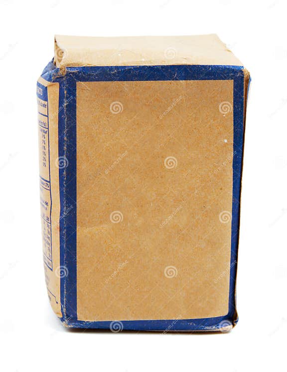 Old paper box of tea stock image. Image of frame, objects - 26587611