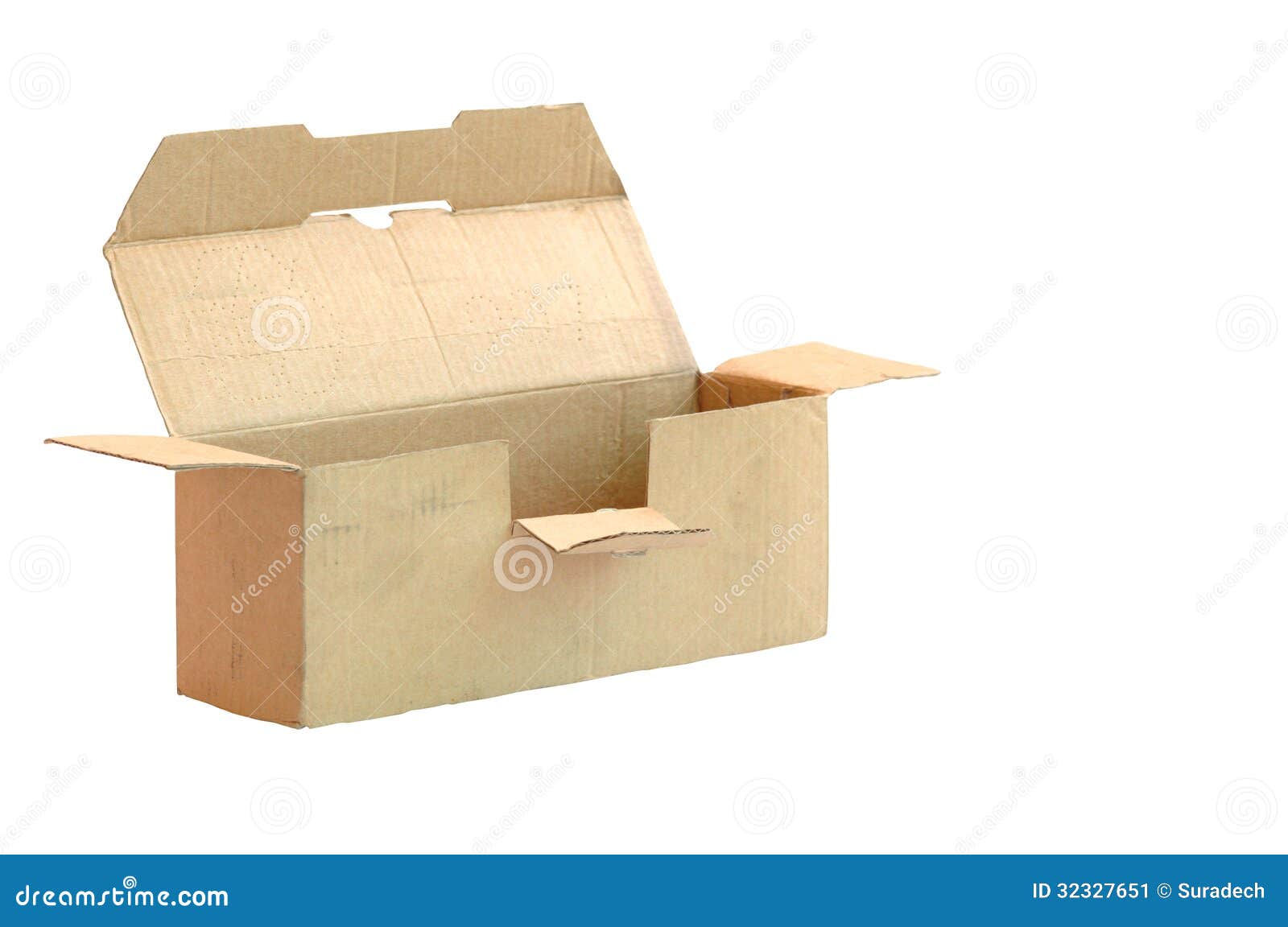 Old paper box stock image. Image of isolated, shape, gift - 32327651