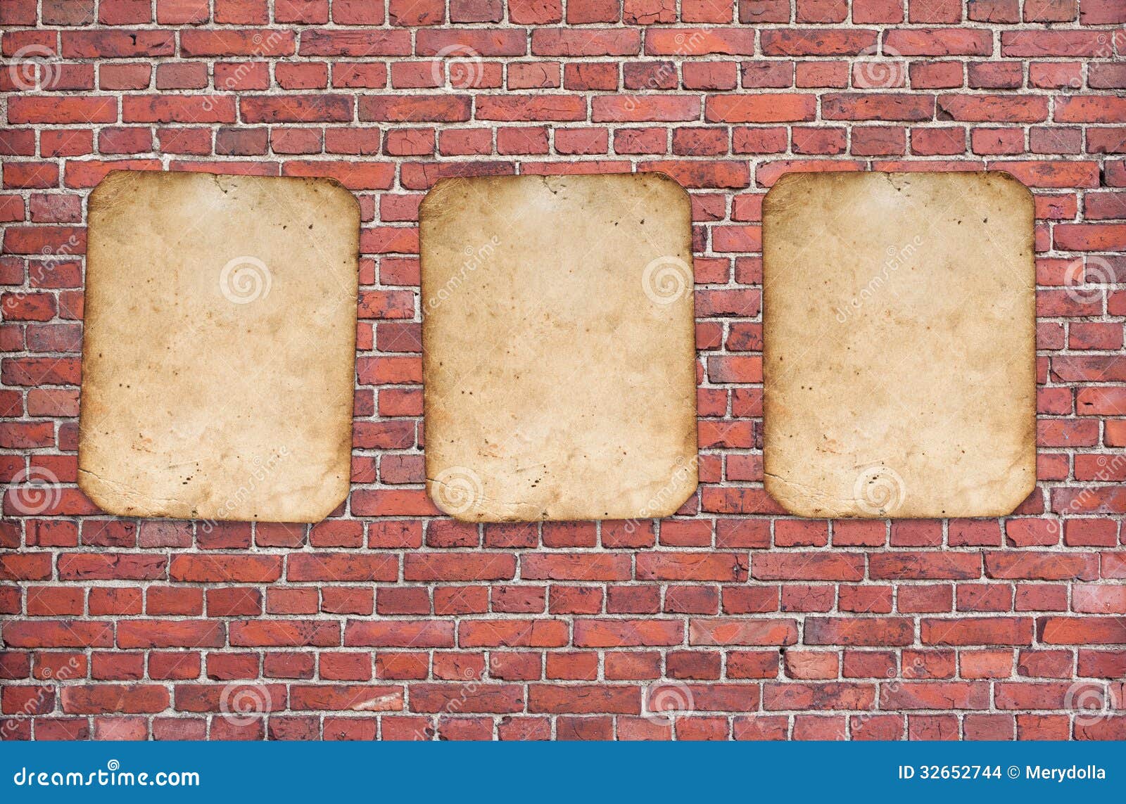 Old paper stock photo. Image of material, bricklayer - 32652744