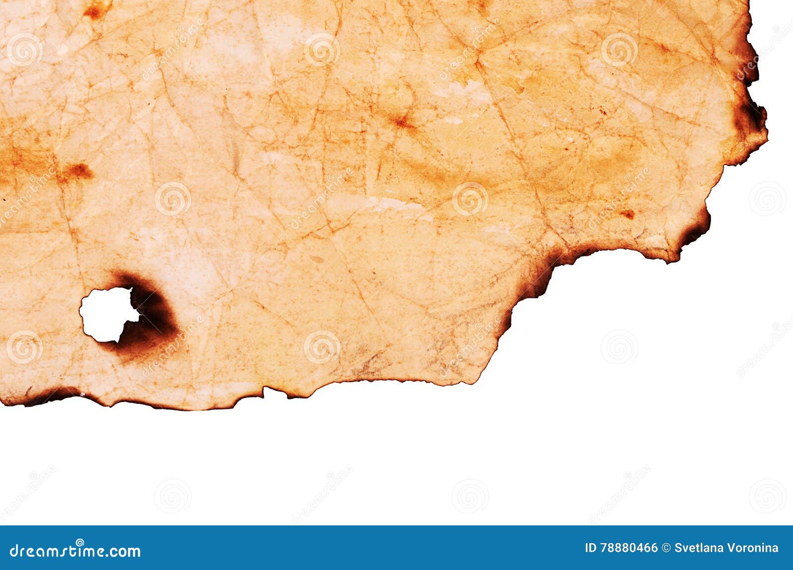 Old Paper with the Burned Edges Stock Photo - Image of dirt, edge: 78880466