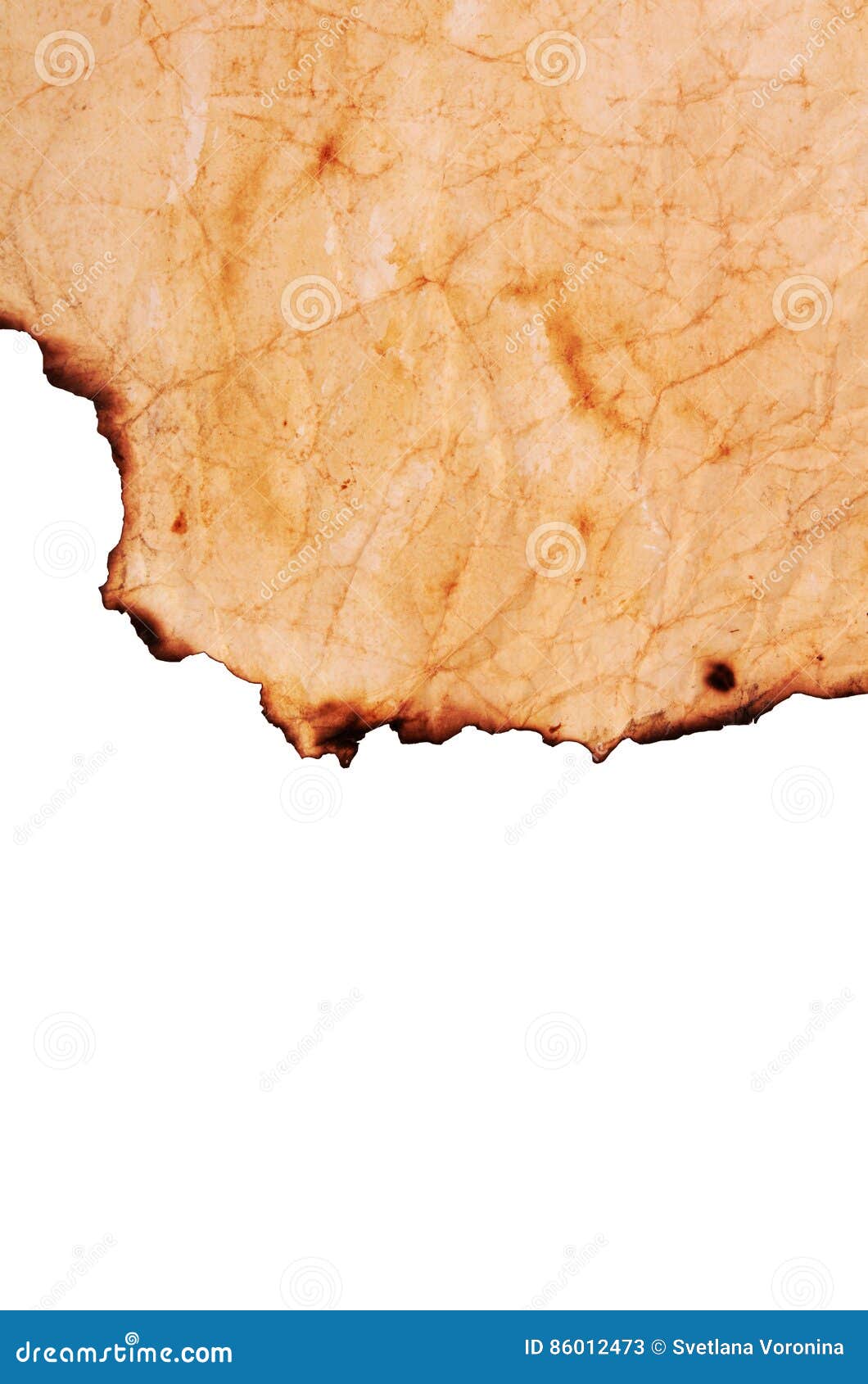 Burned Edges With Crumpled Paper Texture Royalty-Free Stock Photography ...