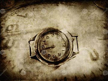 Old Paper with Clock Texture Stock Photo - Image of ancient, vintage ...