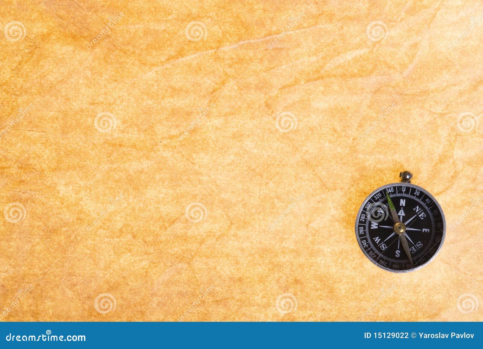 Old paper and compass stock photo. Image of discovery - 15129022