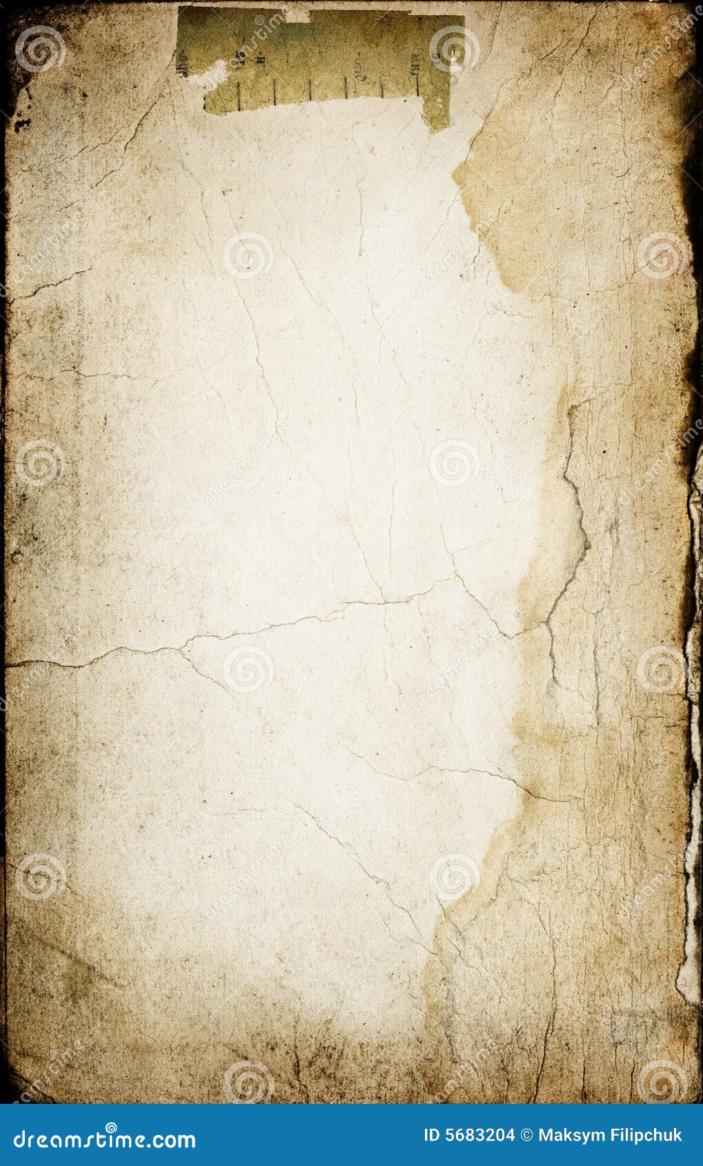 Old paper with cracks stock photo. Image of background - 5683204
