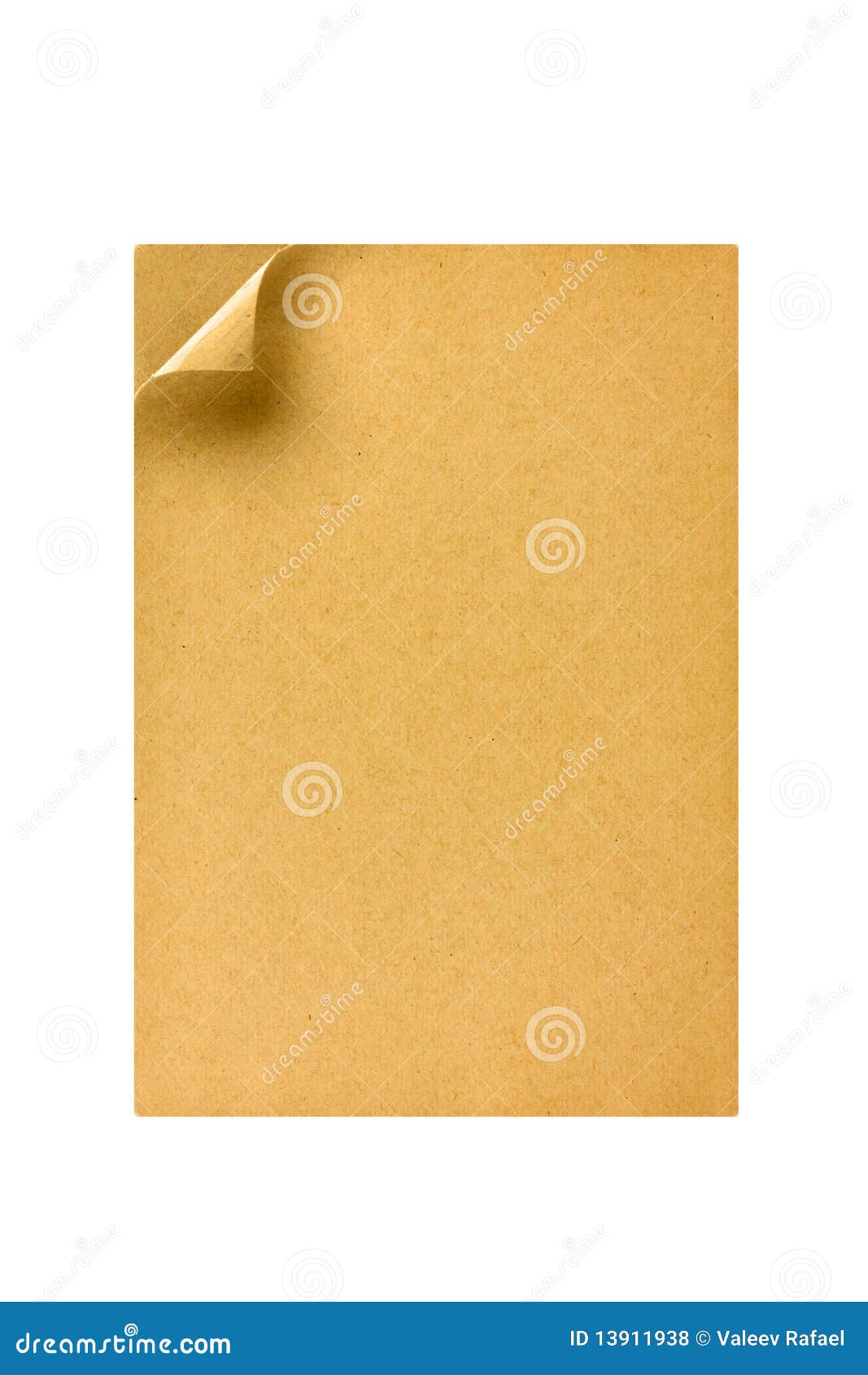 Old Paper With Curl Stock Photography | CartoonDealer.com #13911938
