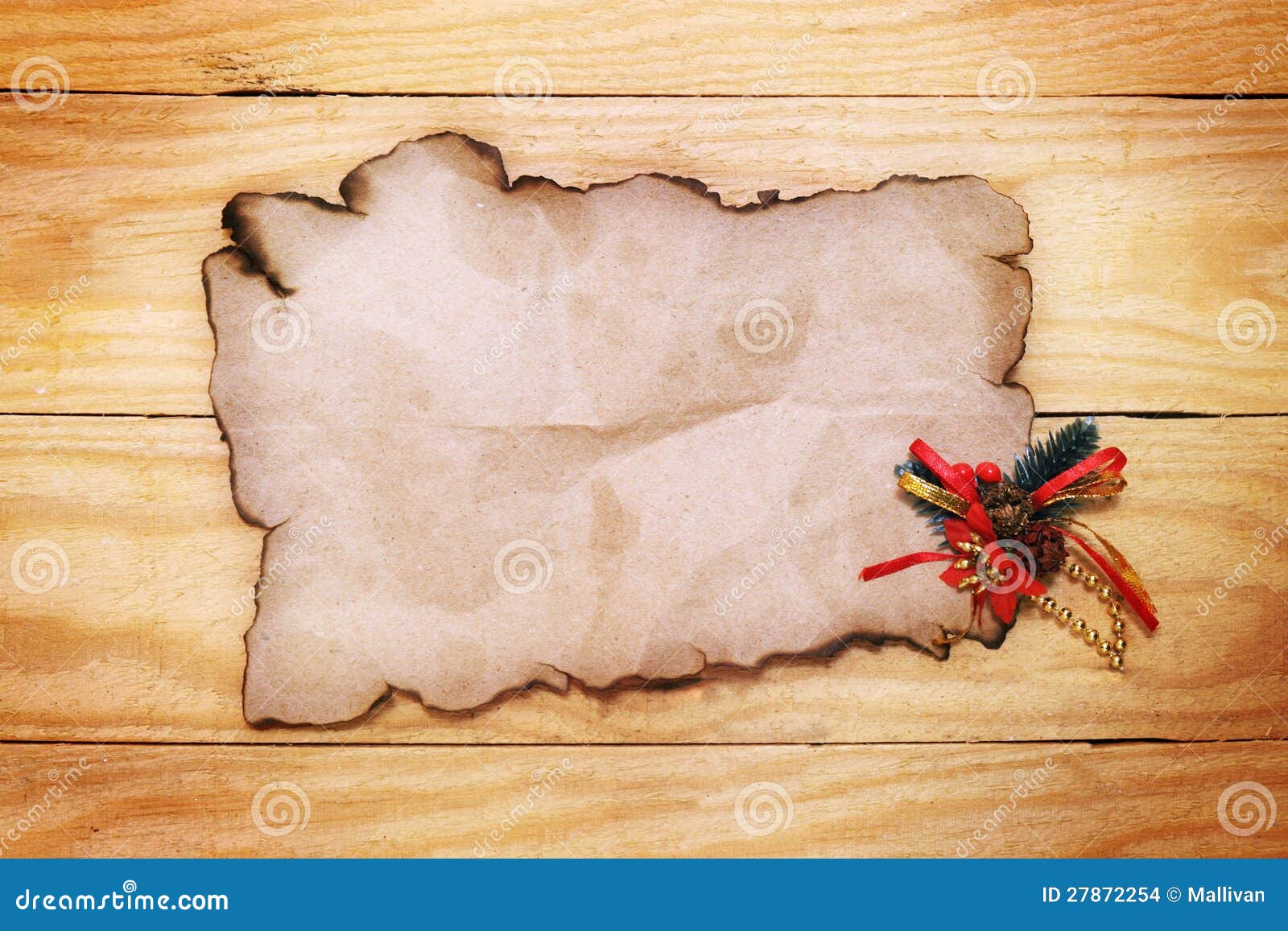 Old paper with decoration stock photo. Image of ancient - 27872254