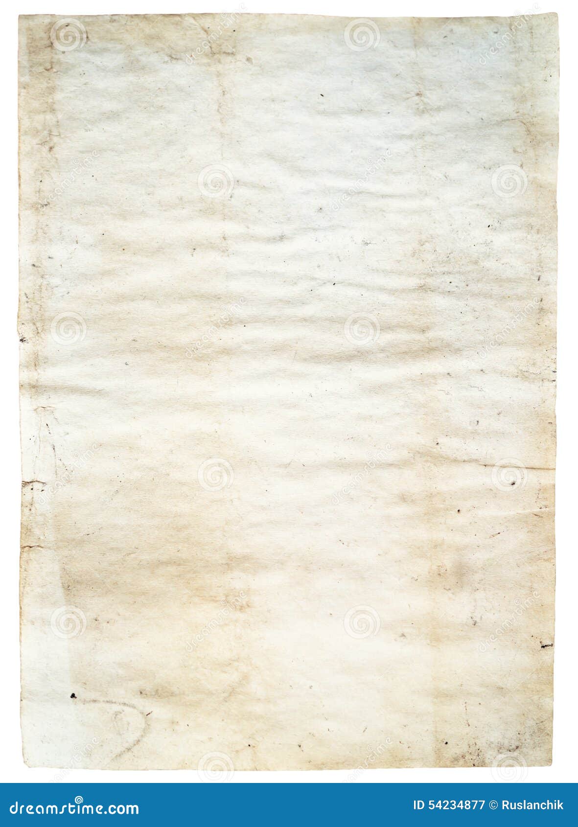 Old paper stock image. Image of isolated, condition, material - 54234877