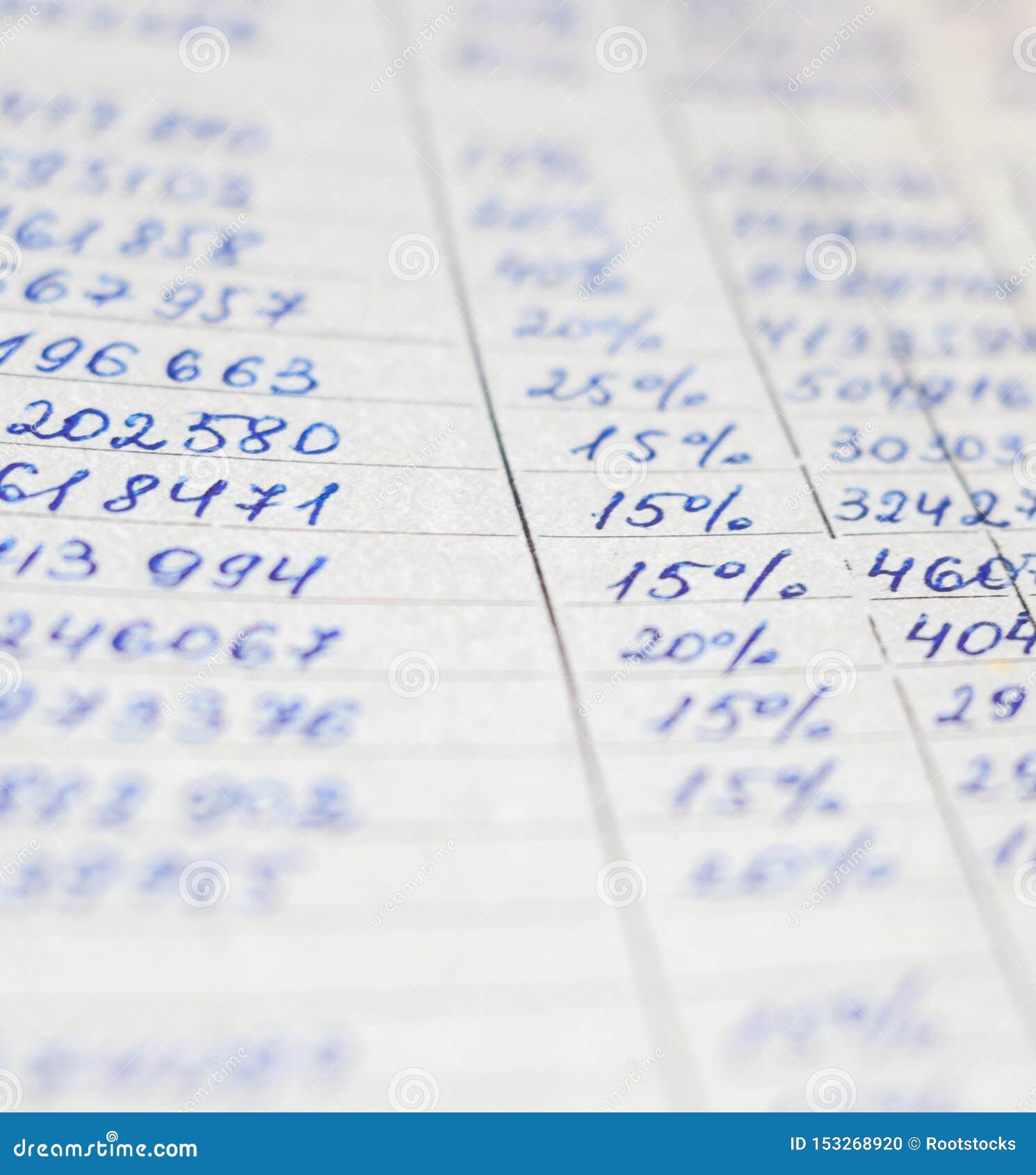 Old Paper Documents in the Archive Stock Photo - Image of bookkeeper ...