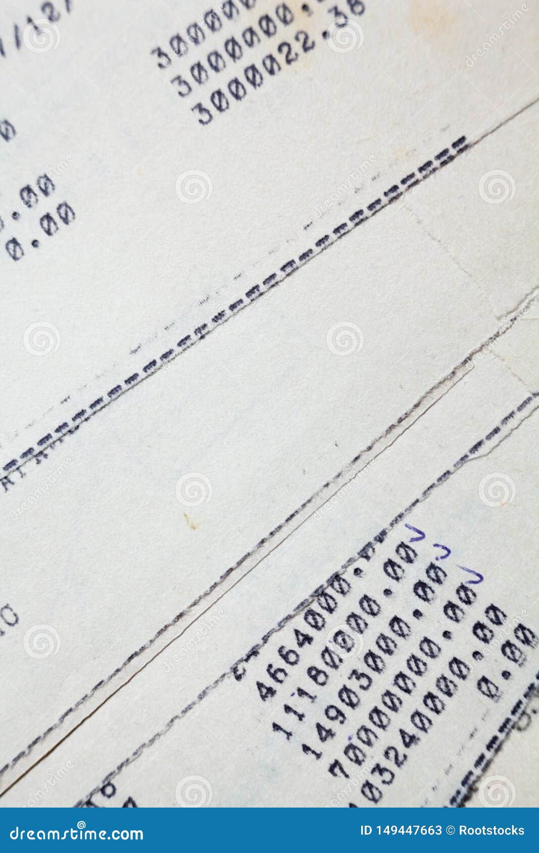 Old paper documents stock image. Image of blank, keeping - 149447663