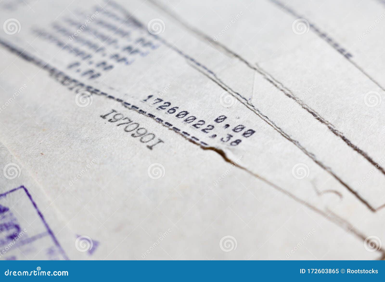 Old paper documents stock image. Image of history, depository - 172603865