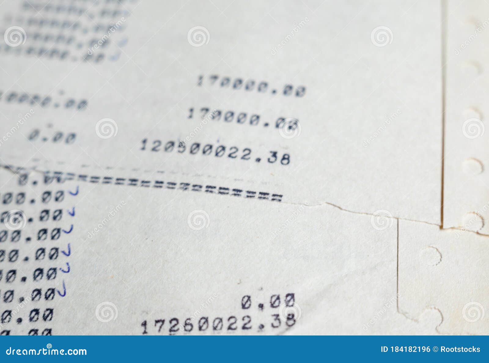 Old paper documents stock photo. Image of blank, bookkeeping - 184182196