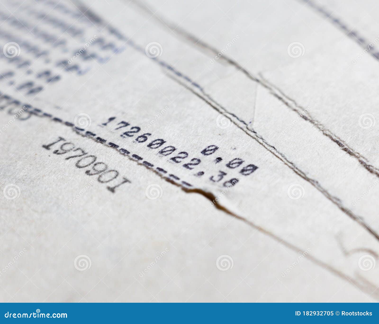 Old paper documents stock image. Image of library, document - 182932705