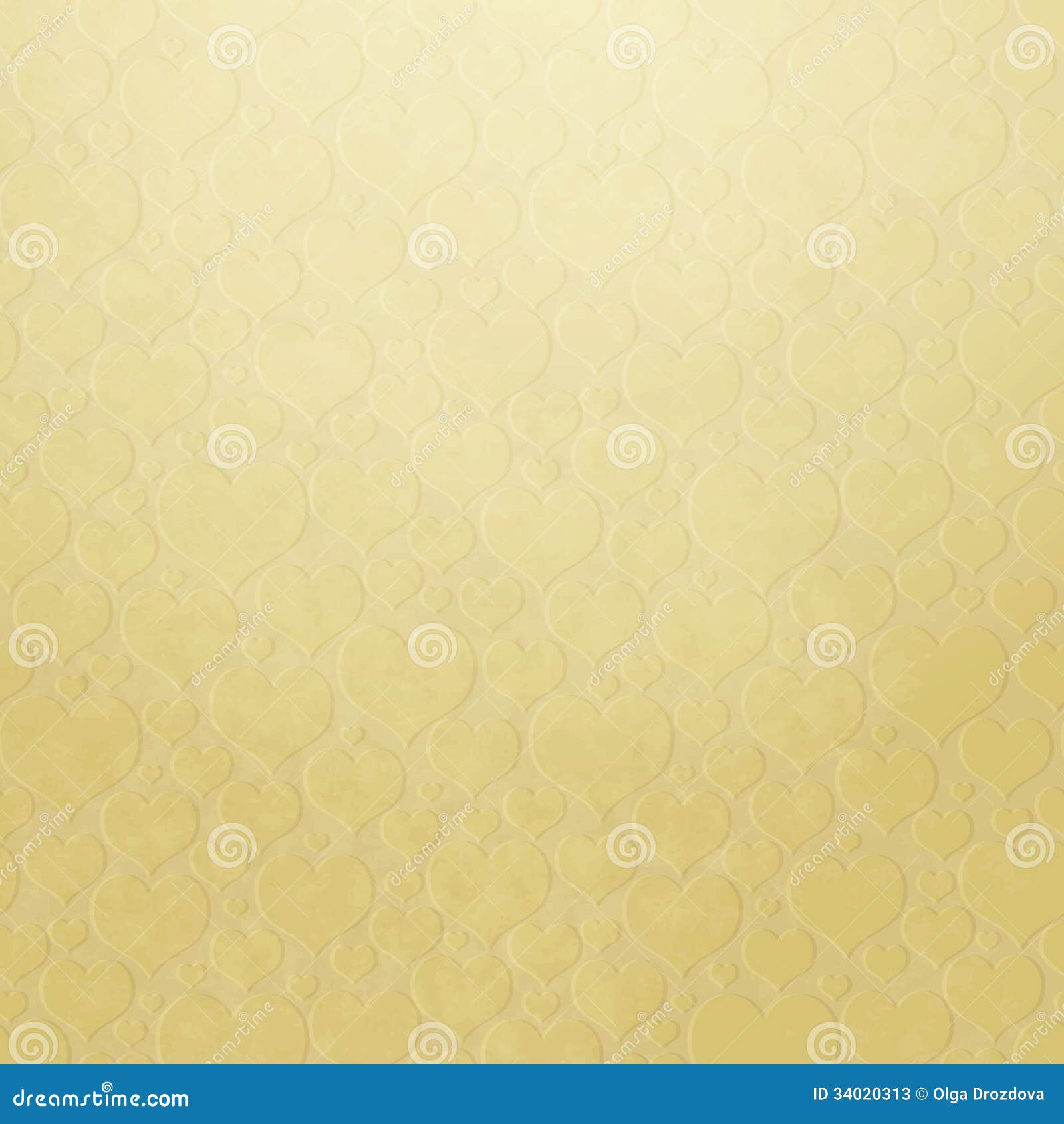 Old Paper with Embossed Hearts Stock Vector - Illustration of design ...