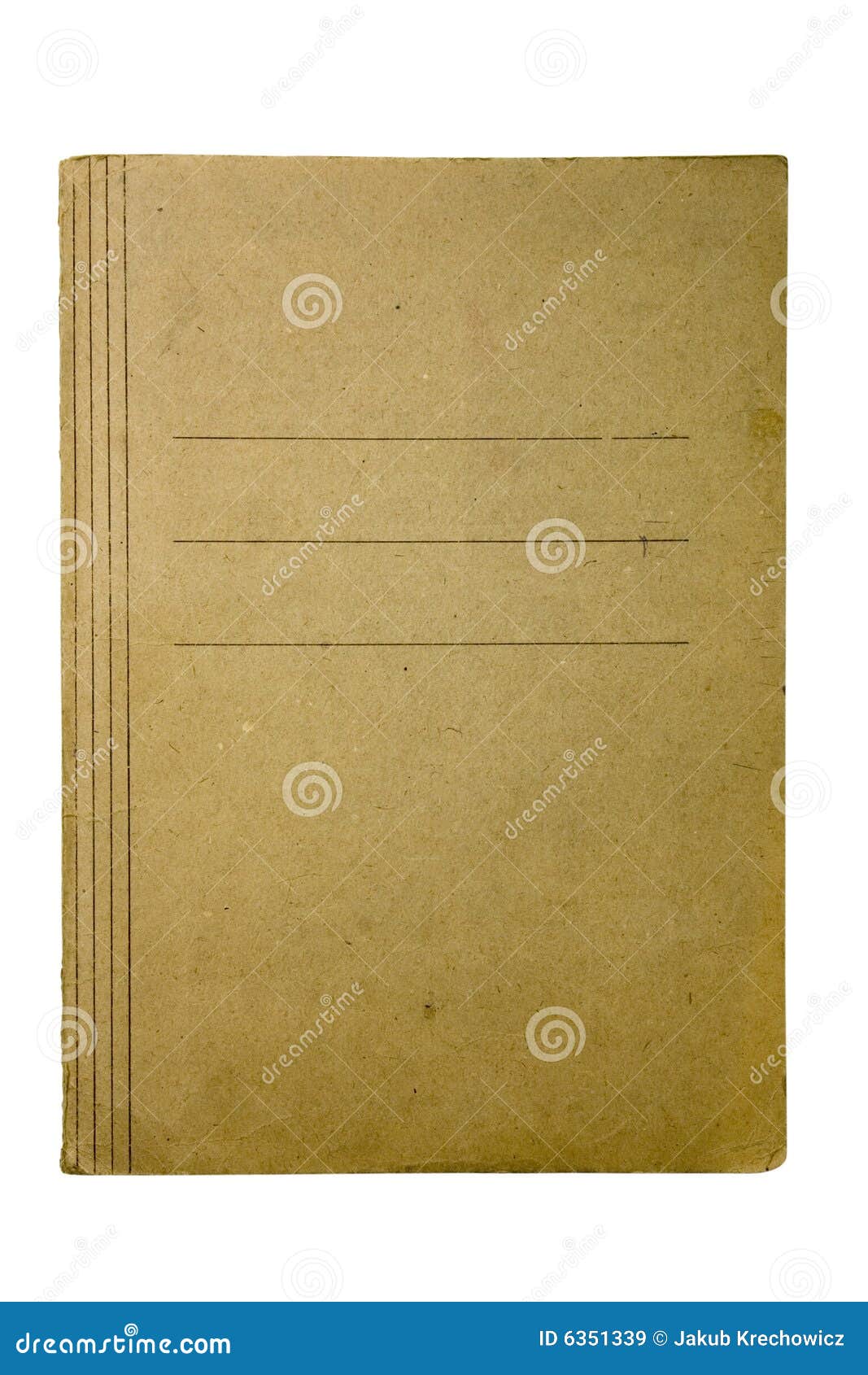 Old paper folder stock image. Image of empty, archives - 6351339