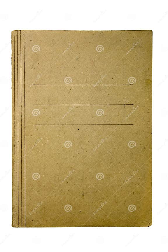 Old paper folder stock image. Image of empty, archives - 6351339