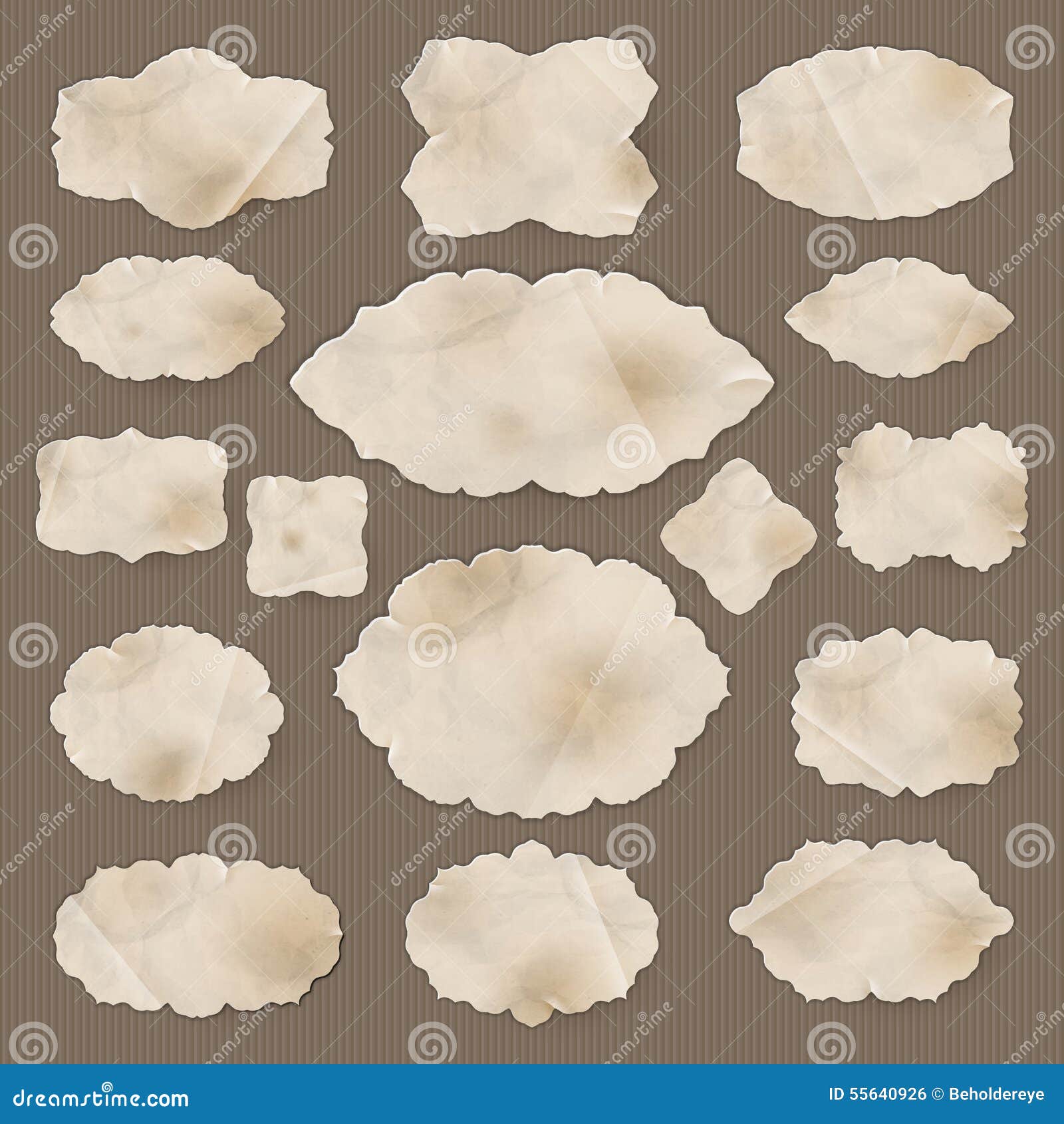 Old Paper frame. EPS 10 stock vector. Illustration of message - 55640926