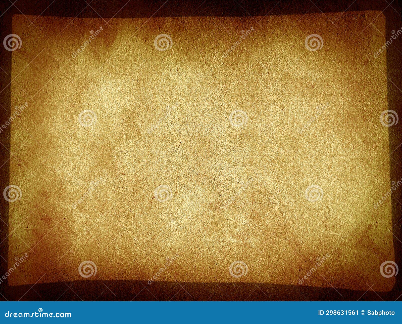 Old Paper with a Frame stock illustration. Illustration of retro ...