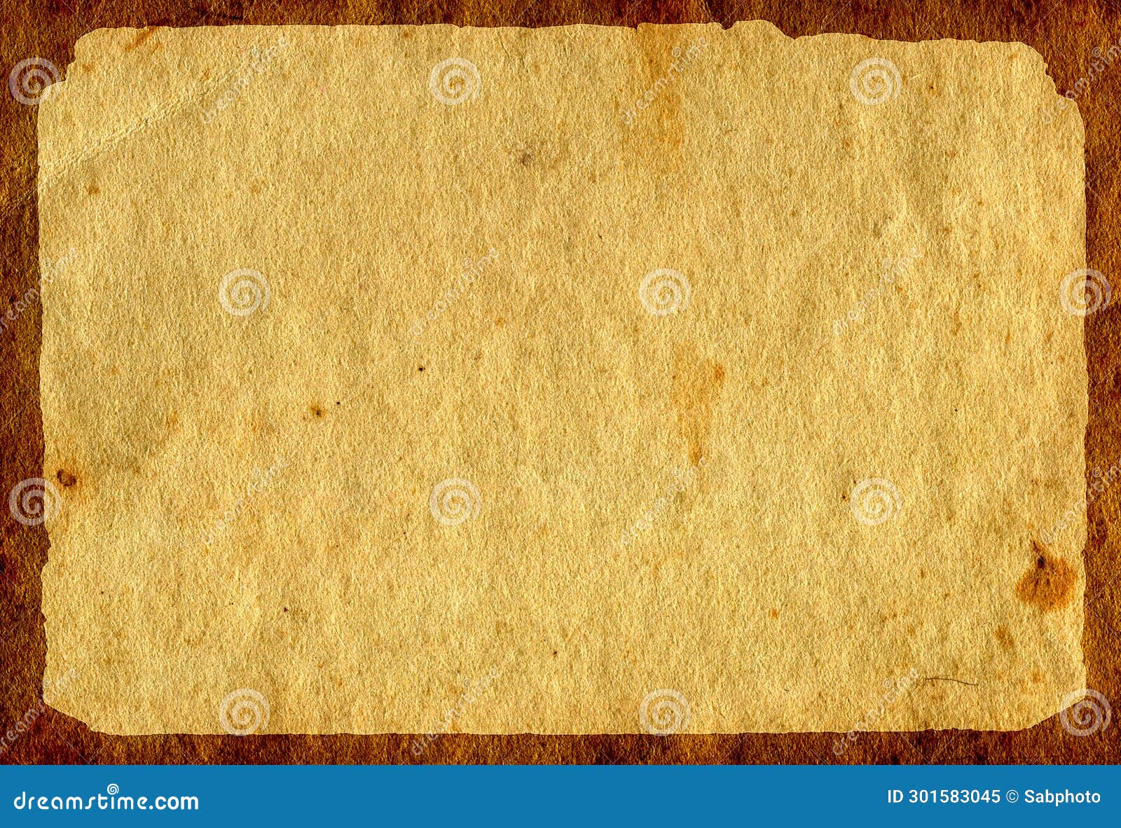 Old Paper with a Frame stock image. Image of spotted - 301583045