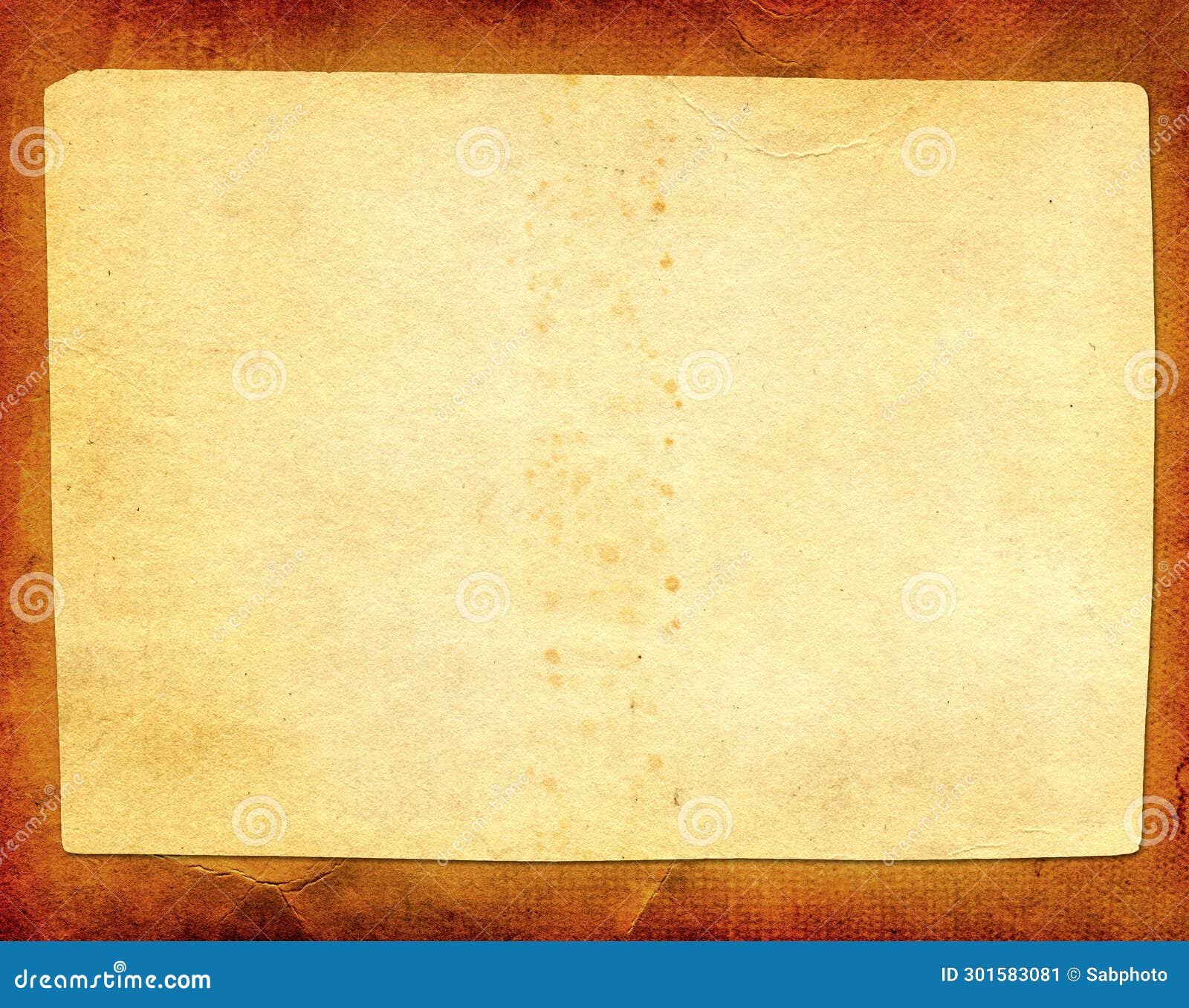 Old Paper with a Frame stock image. Image of texture - 301583081