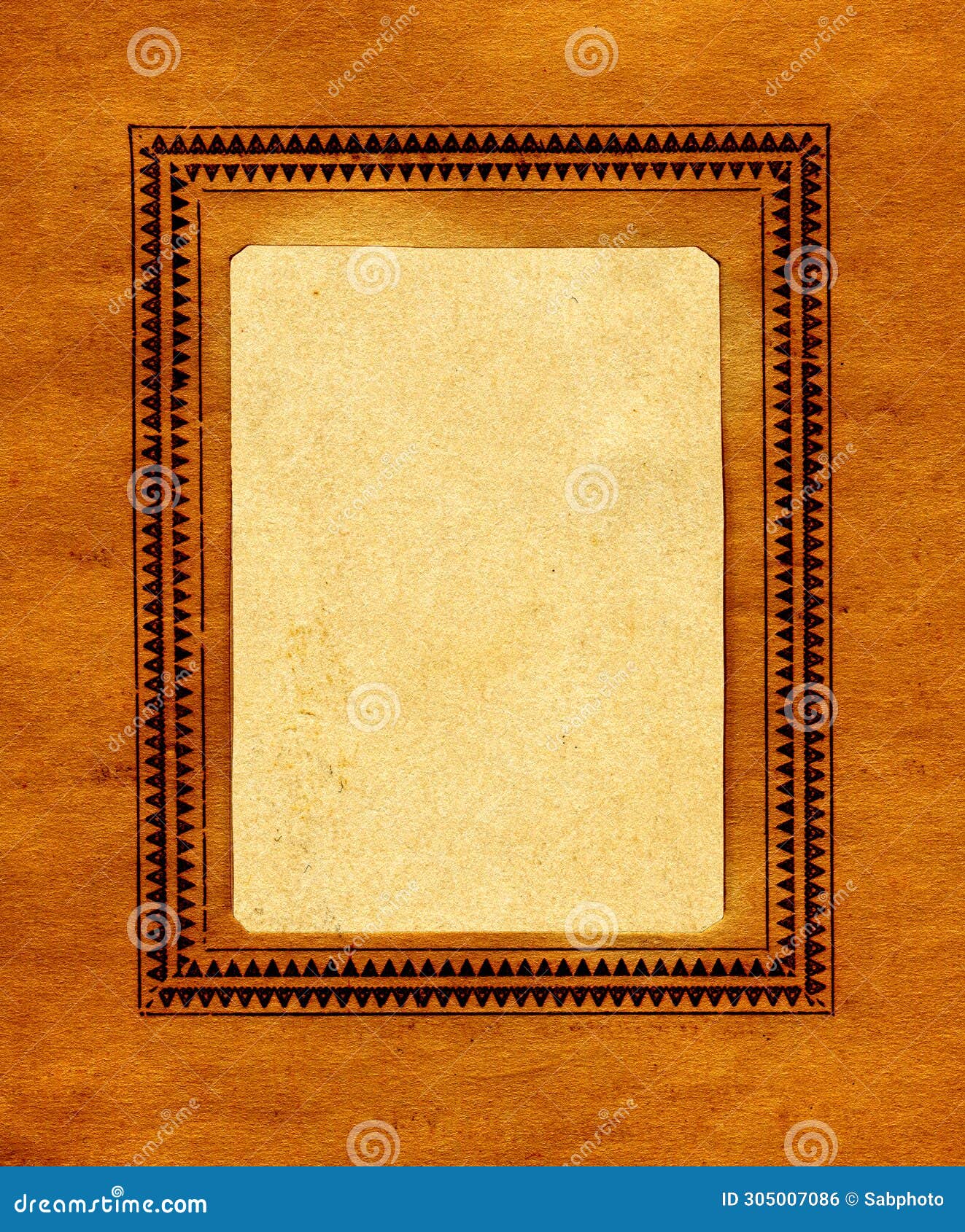 Old Paper with a Frame stock photo. Image of texture - 305007086