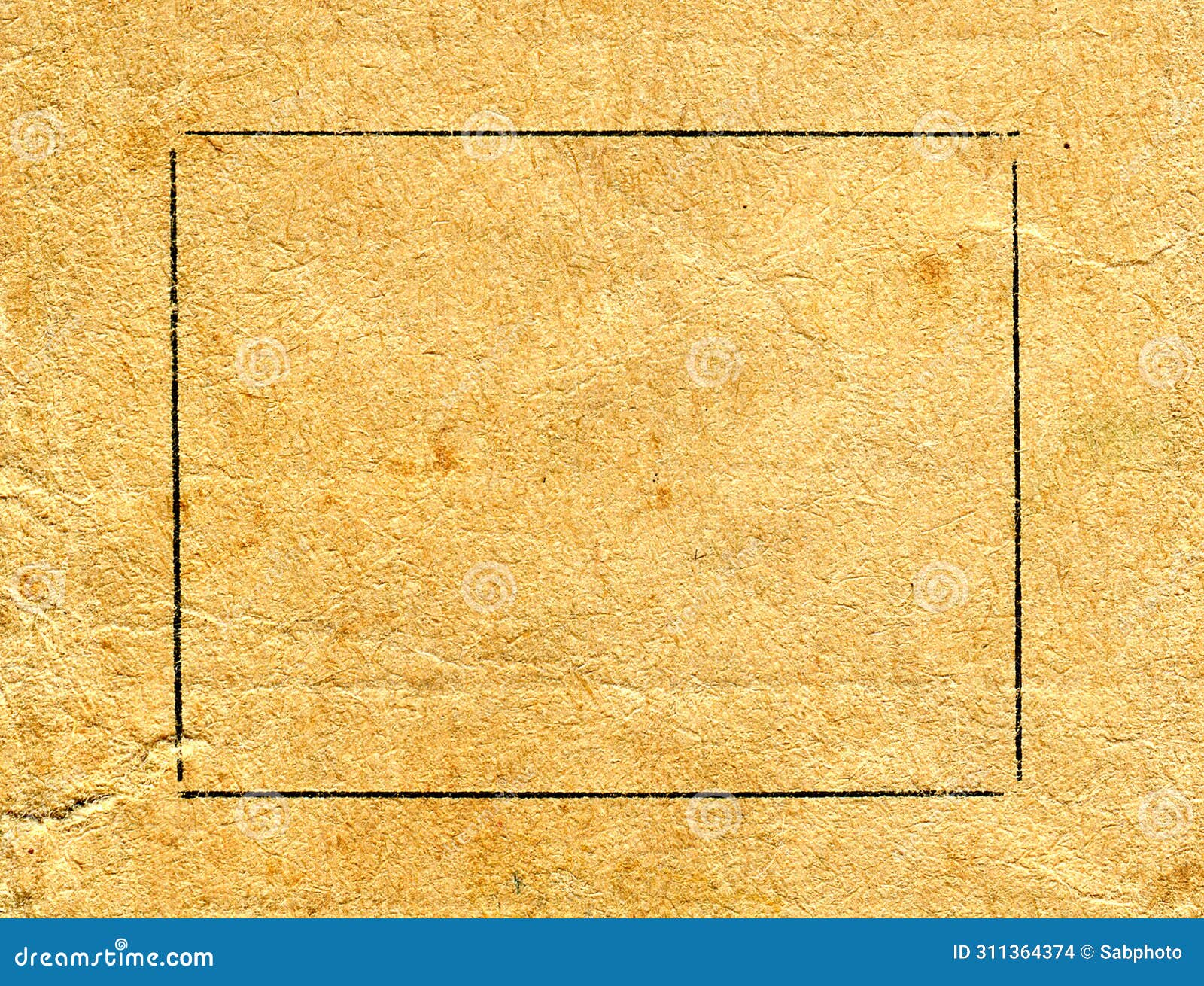 Old Paper with a Frame stock photo. Image of document - 311364374