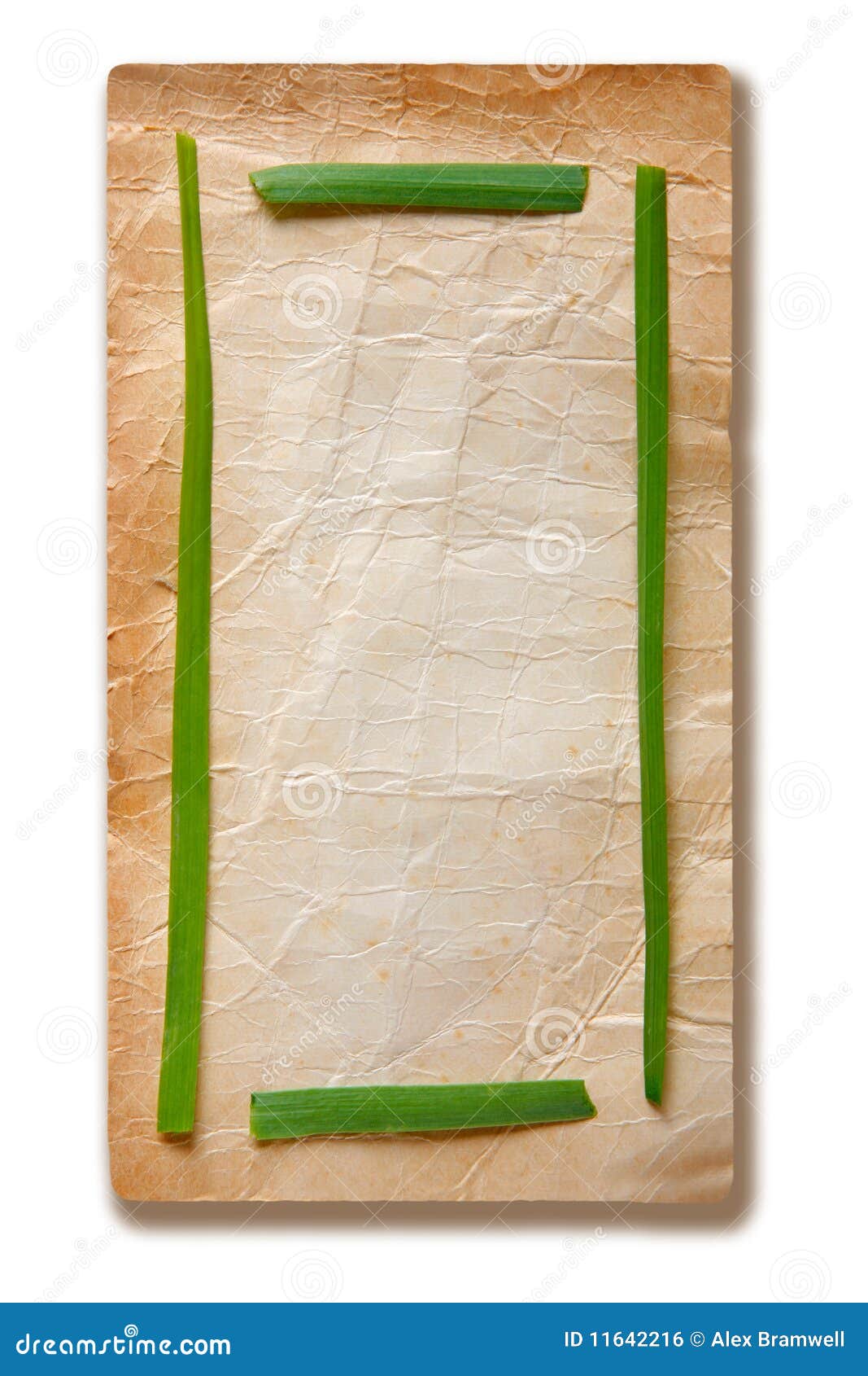 Old Paper and Green Frame stock photo. Image of green - 11642216