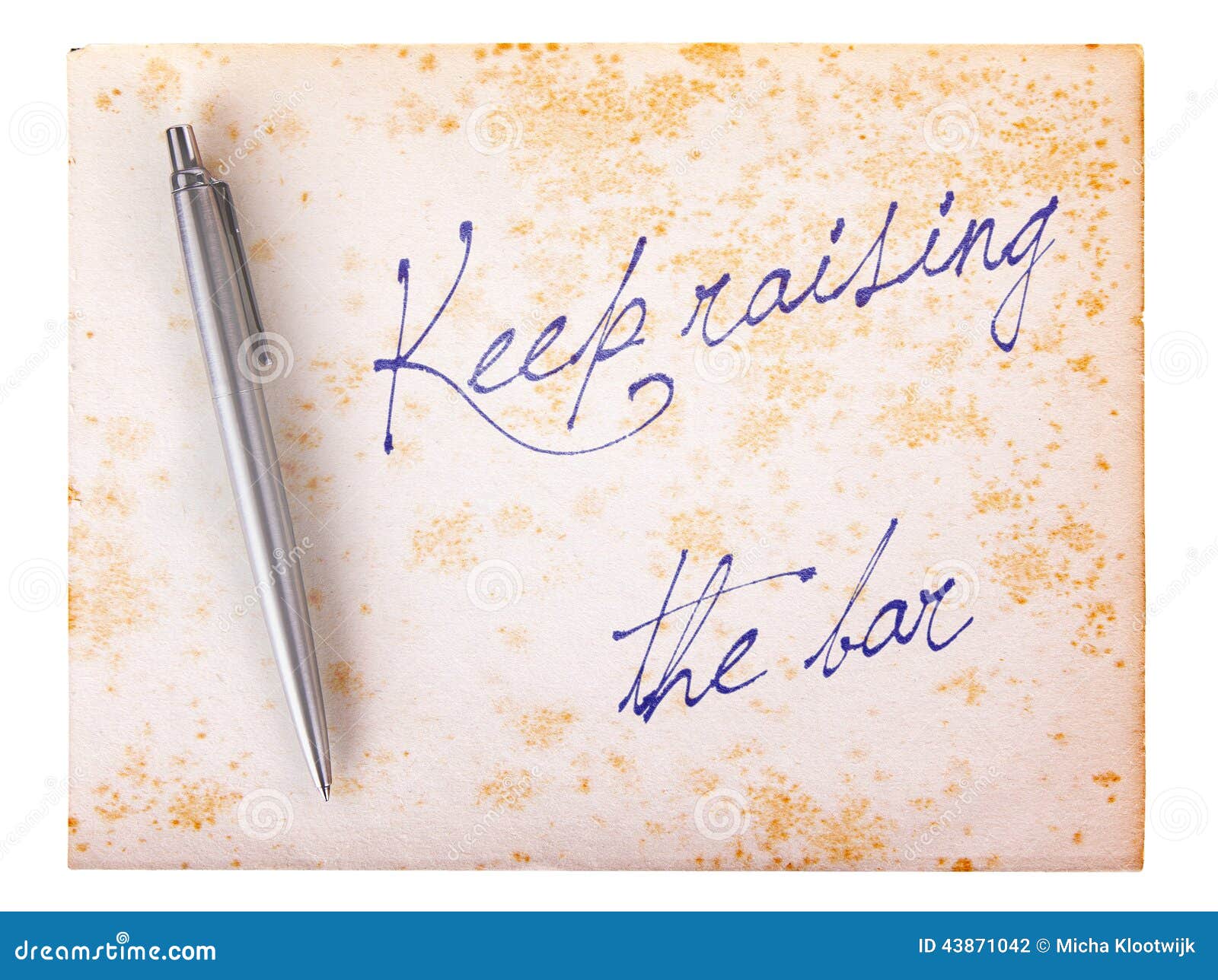 Old Paper Grunge Background - Keep Raising the Bar Stock Photo - Image ...