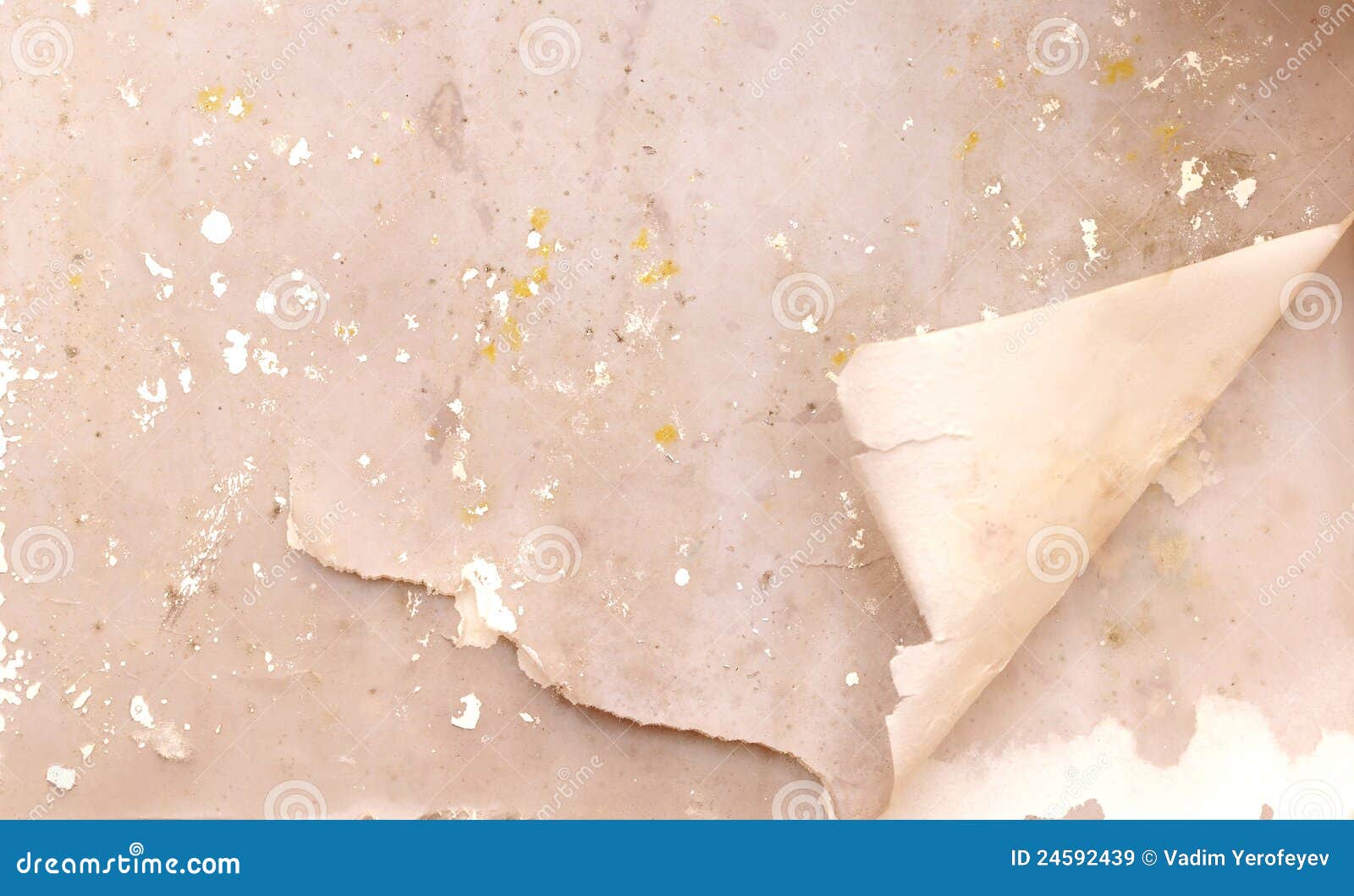 Old Paper Grunge with Corner Curl Stock Image - Image of message, bend ...