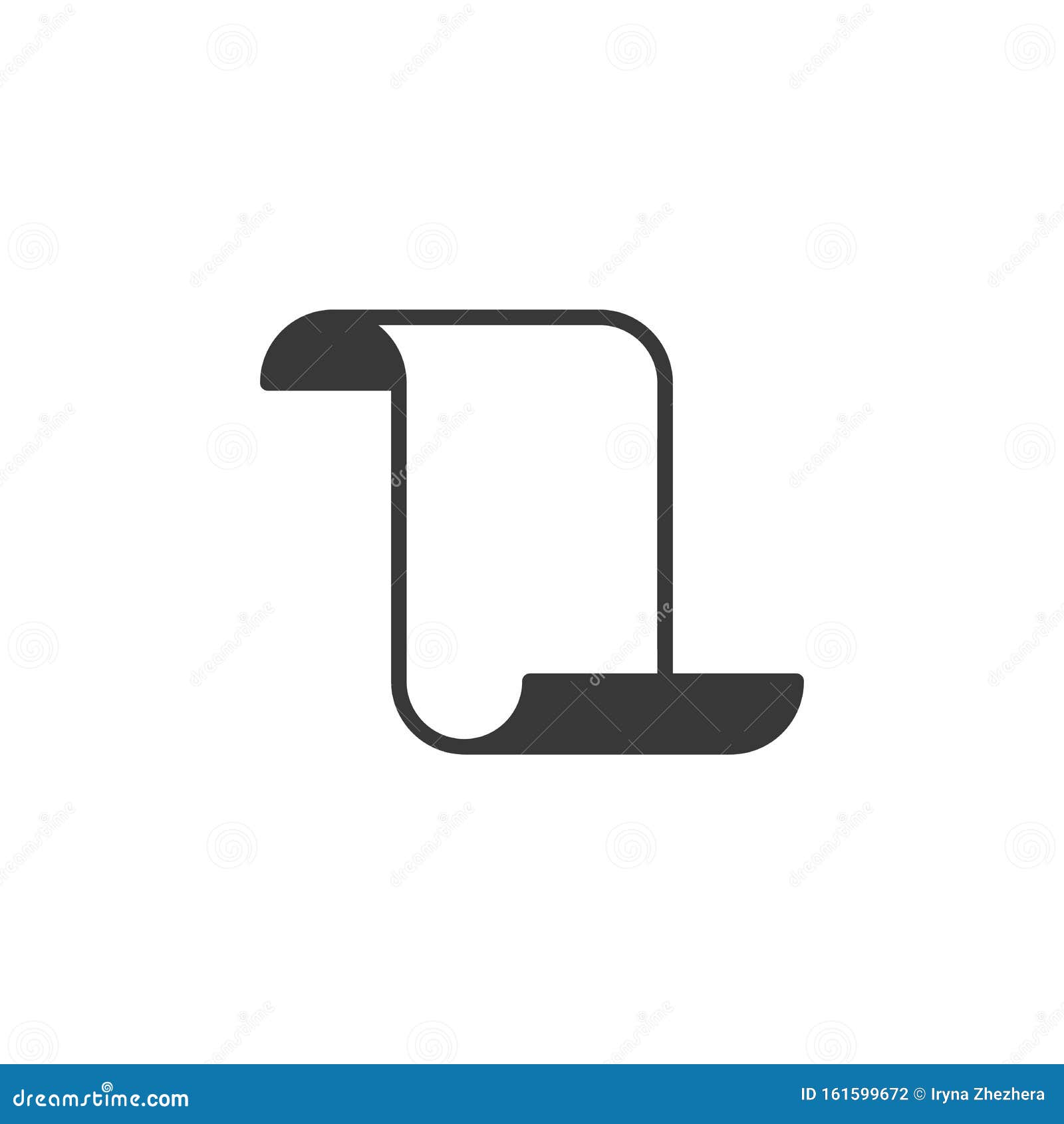 Old Paper Icon Vector. Stock Vector Illustration Isolated on White ...