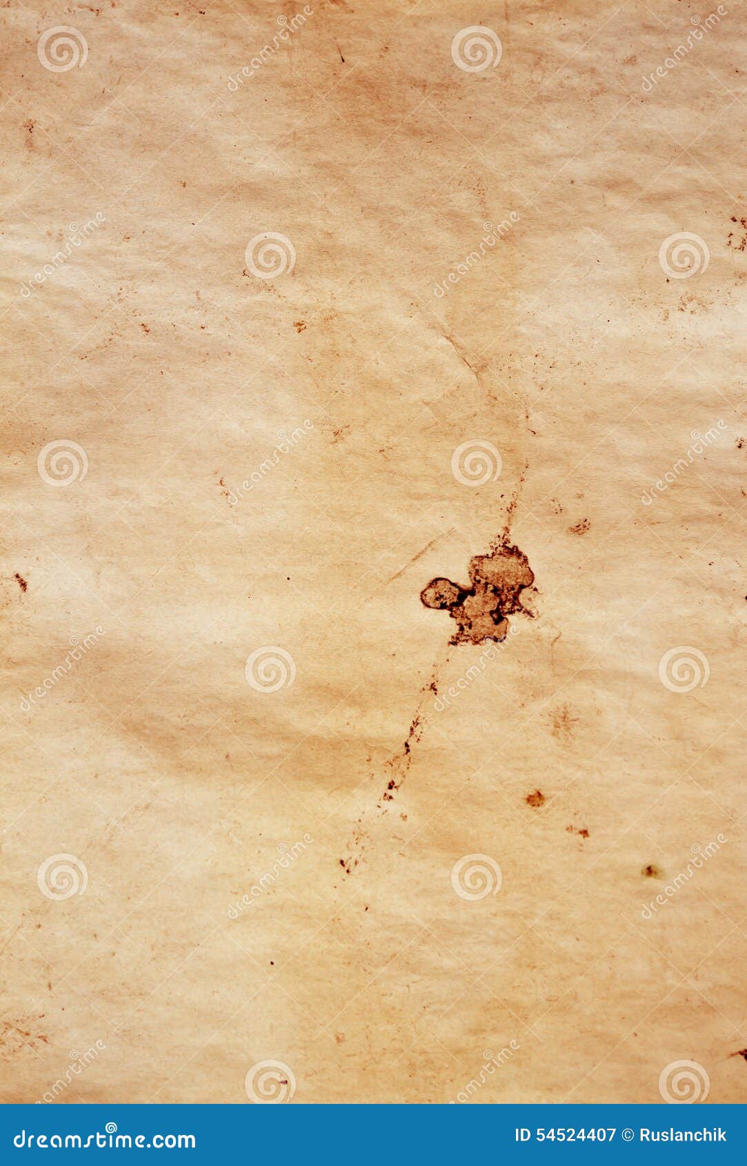 Old paper stock image. Image of rough, rusty, handmade - 54524407