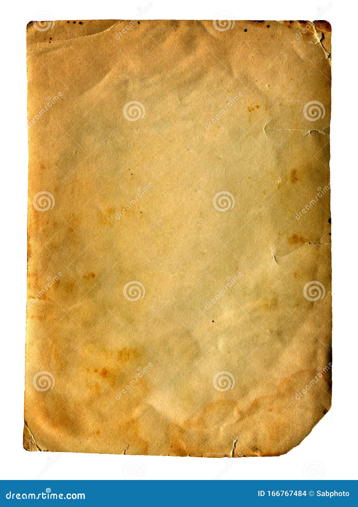 Old Paper isolated stock photo. Image of object, page - 166767484