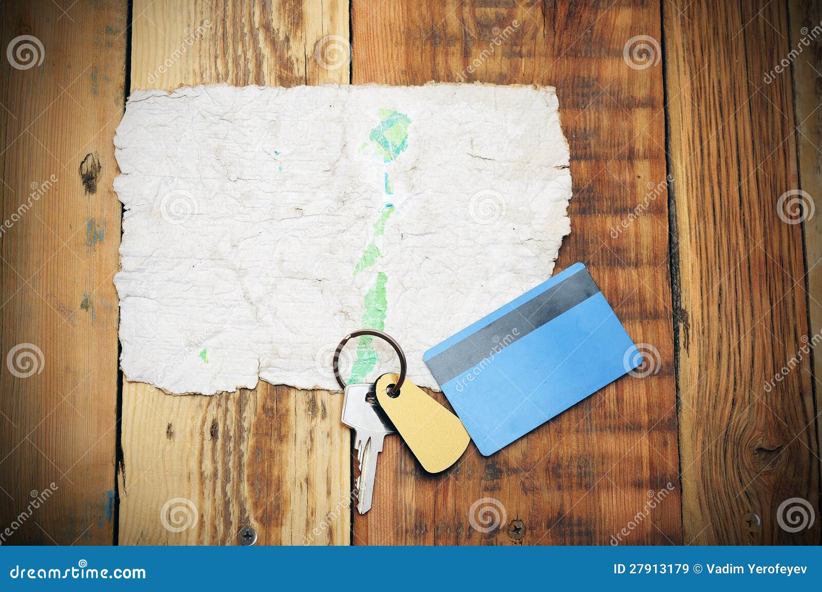 Old paper and key stock image. Image of notebook, retro - 27913179