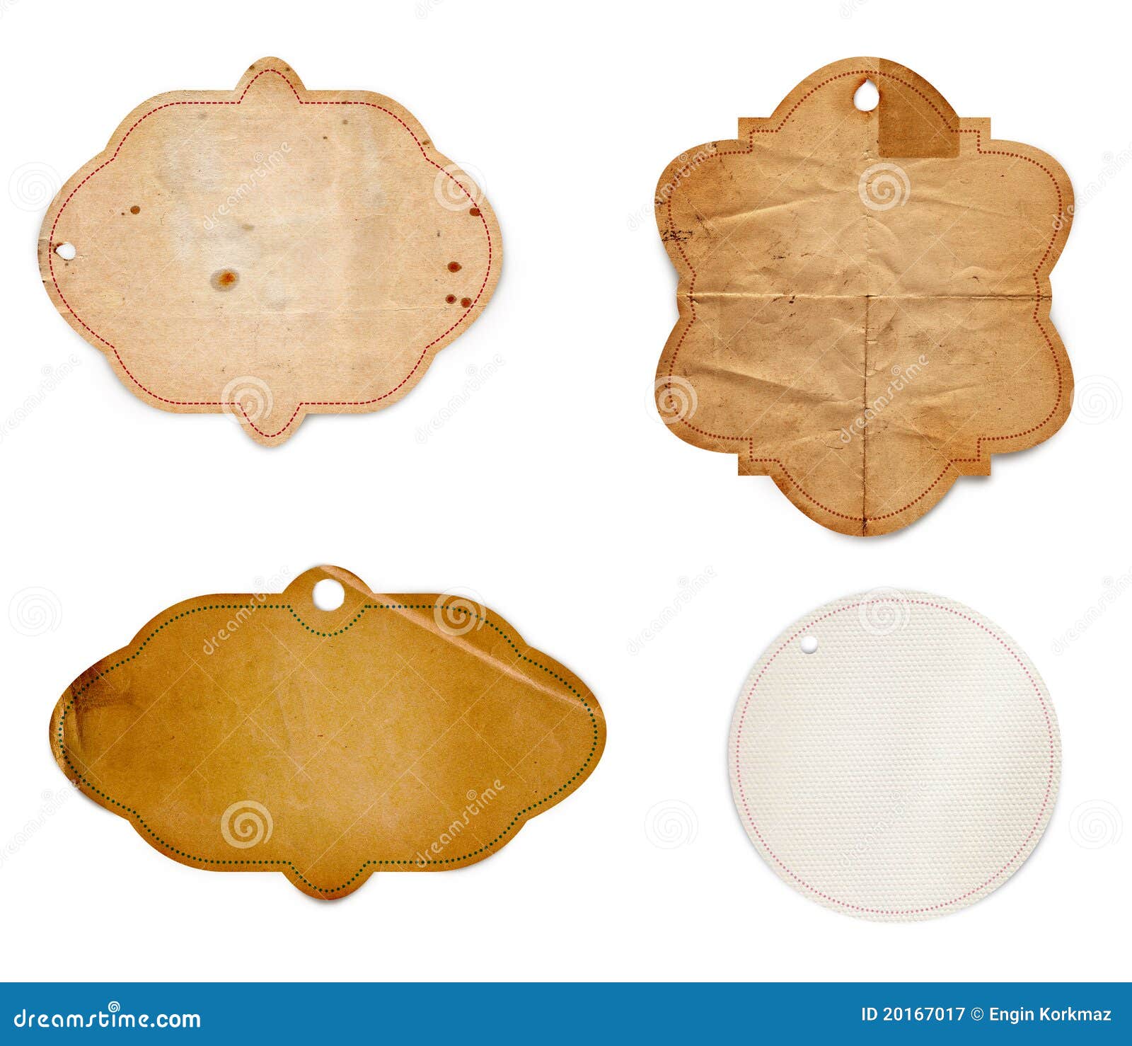 Old paper labels stock image. Image of clipping, frame - 20167017