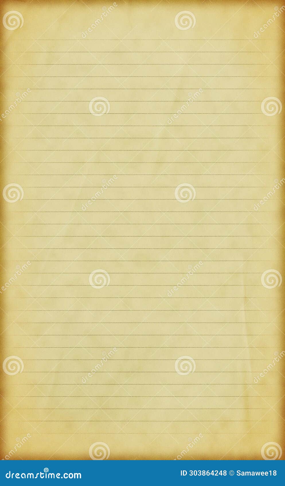 An old paper with lines stock illustration. Illustration of book ...