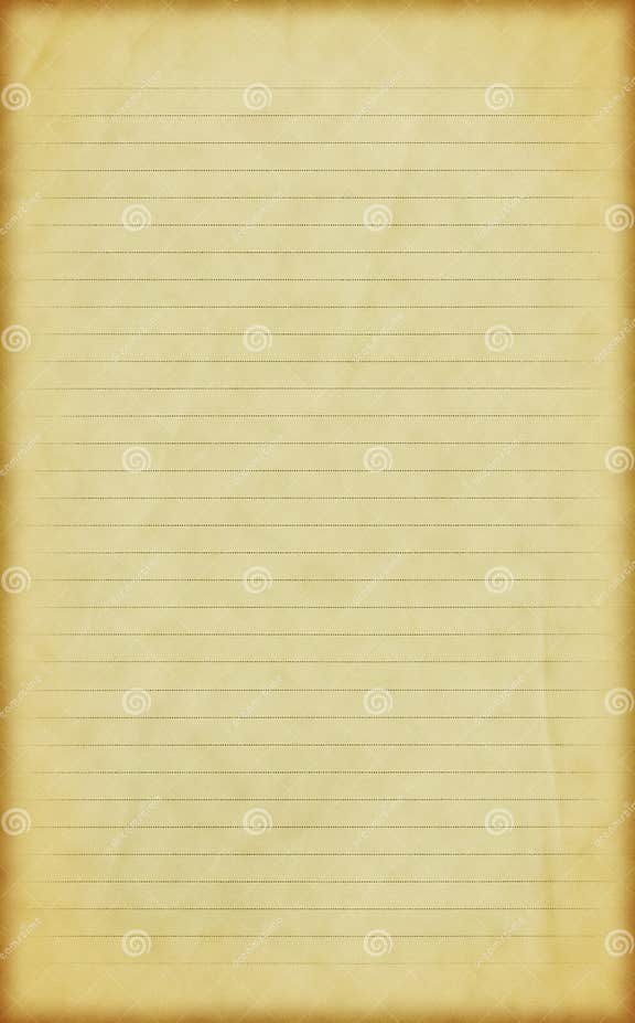 An old paper with lines stock illustration. Illustration of book ...