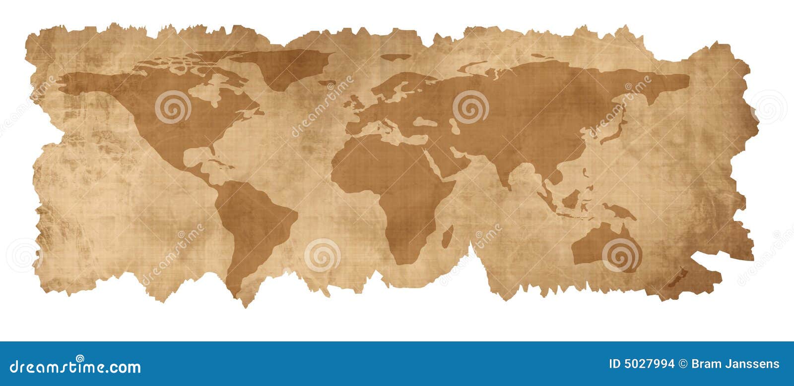 Old paper map stock illustration. Illustration of parchment - 5027994