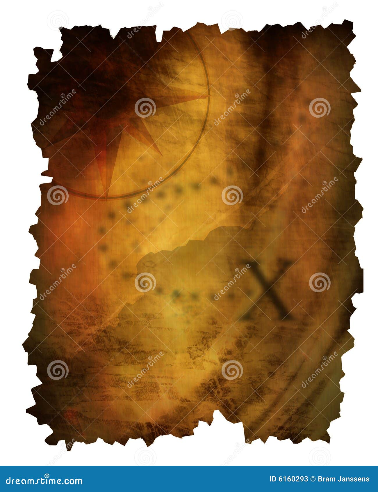 Old Paper Treasure Map Stock Photo | CartoonDealer.com #4951956