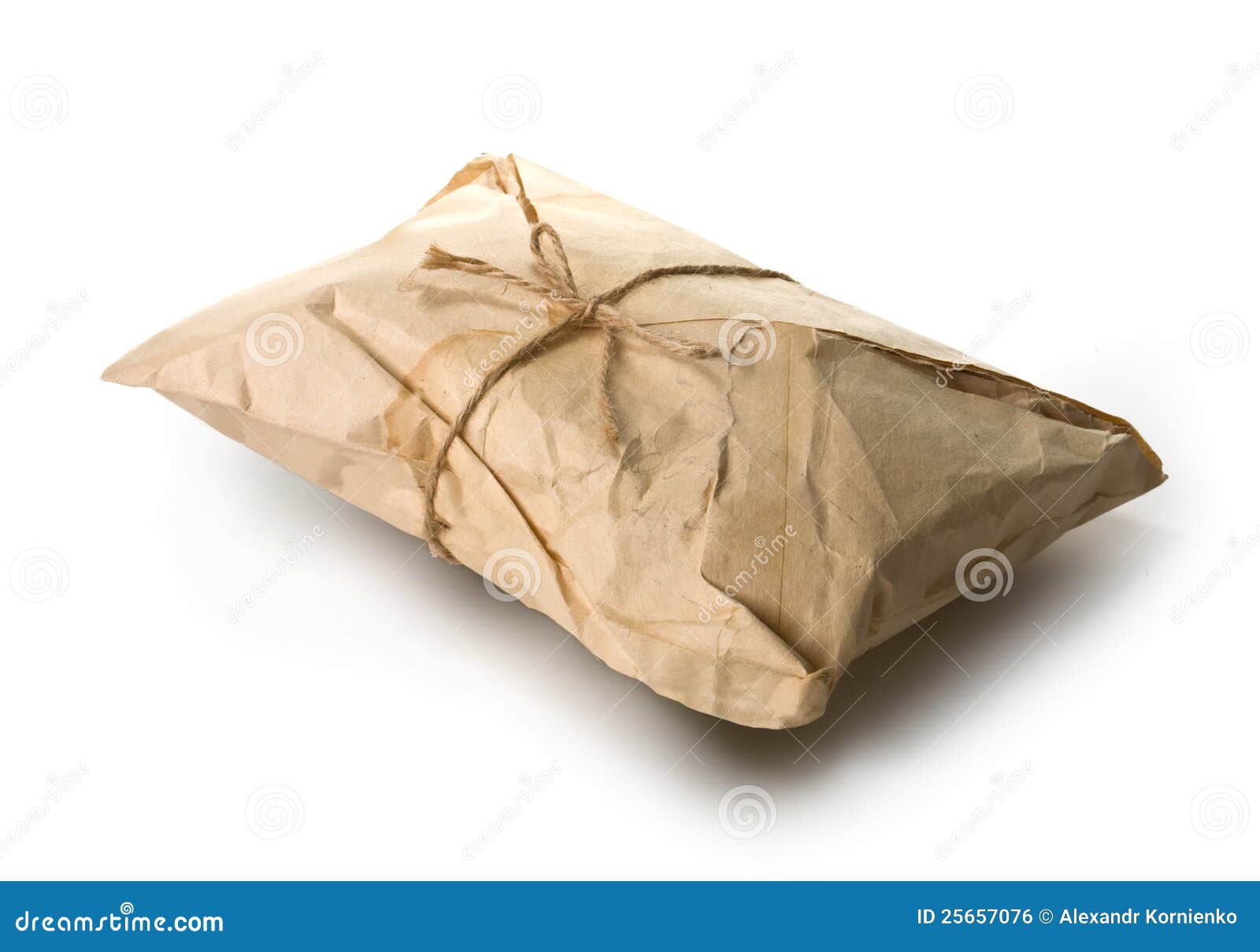 Old paper parcel stock photo. Image of delivery, postal - 25657076