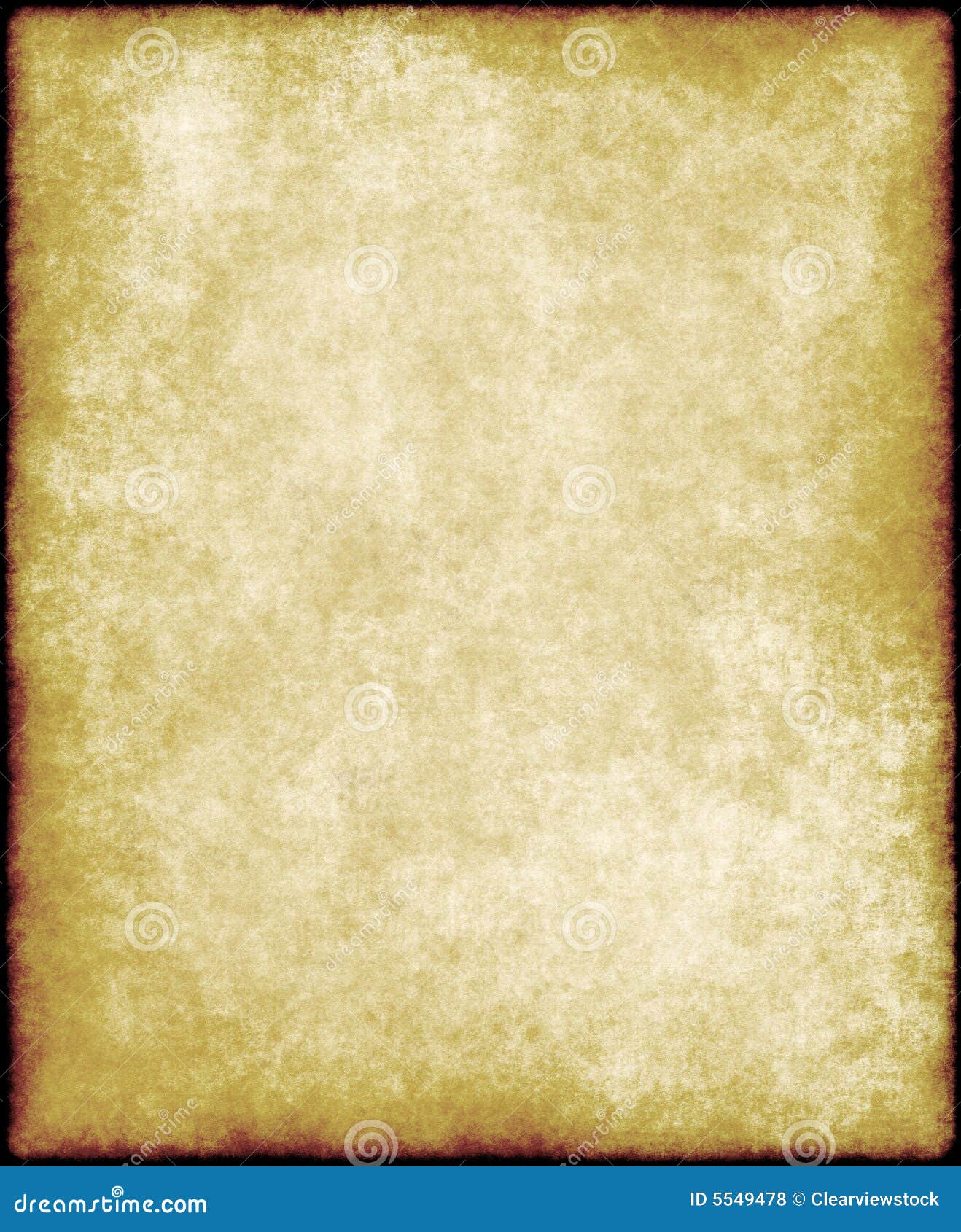 Parchment Paper Old Frame Old Blank Parchment Or Paper Isolated.